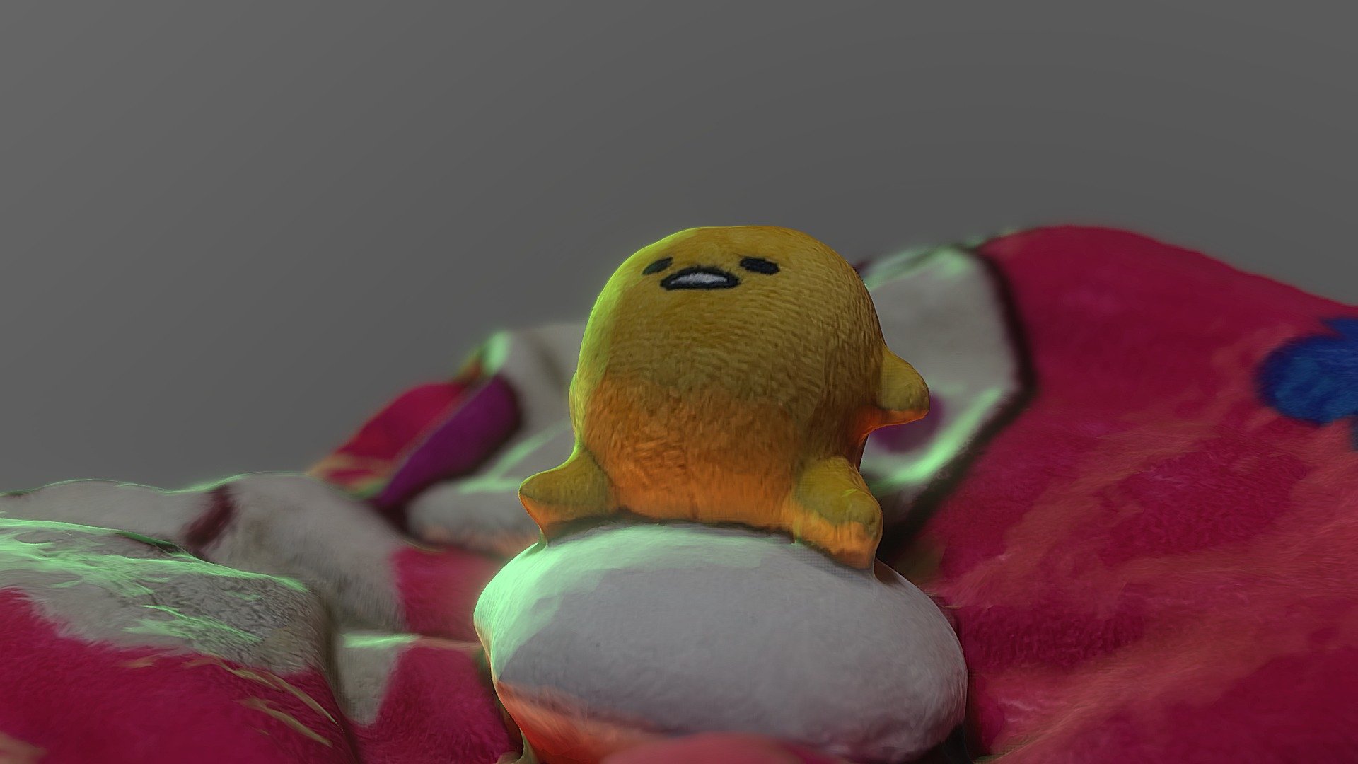 Gudetama 3D Scan - 3D model by 4licia [d7fa297] - Sketchfab