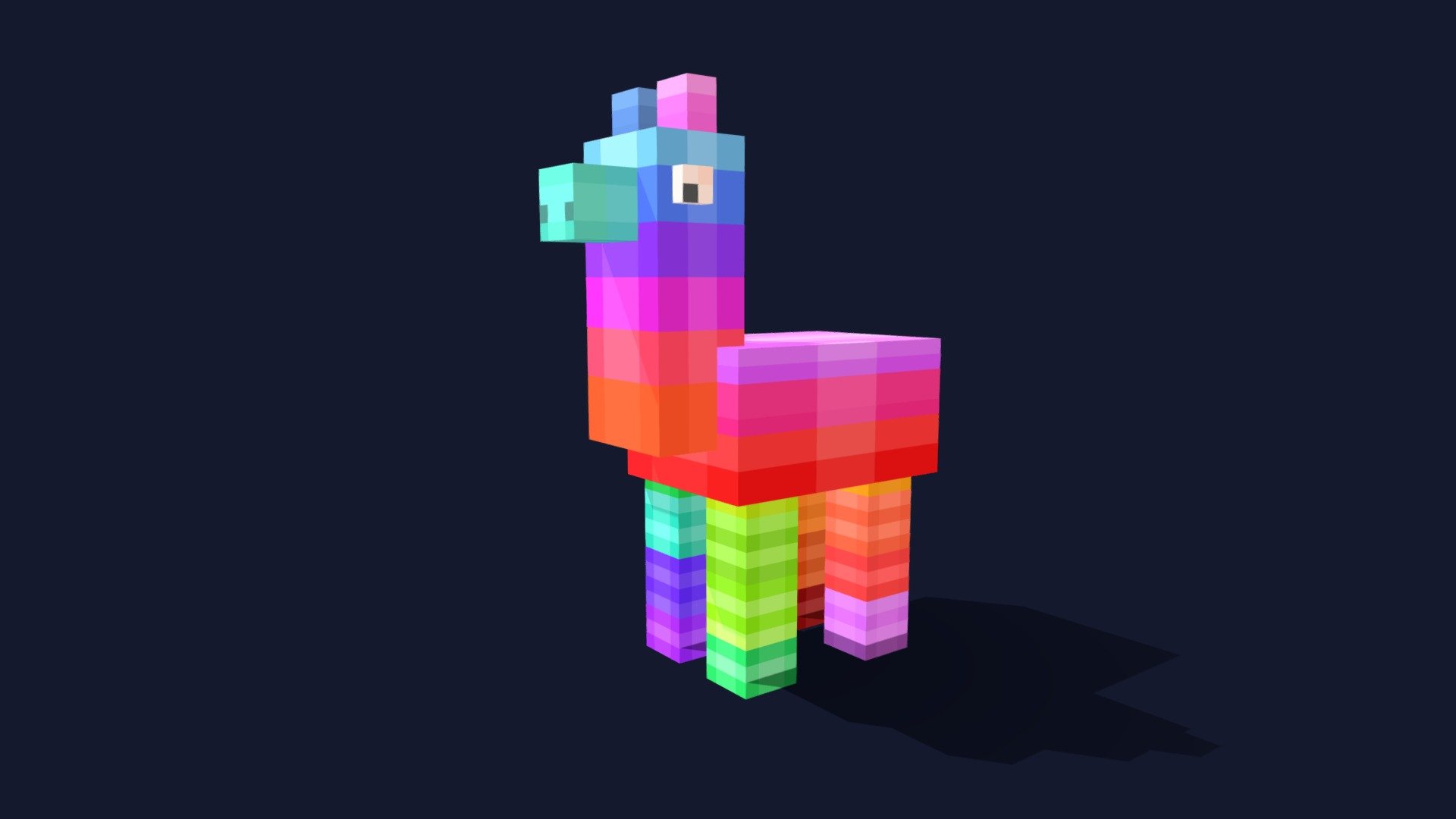 [MINECRAFT] Pinata - 3D model by ounzi [d7fa8d9] - Sketchfab