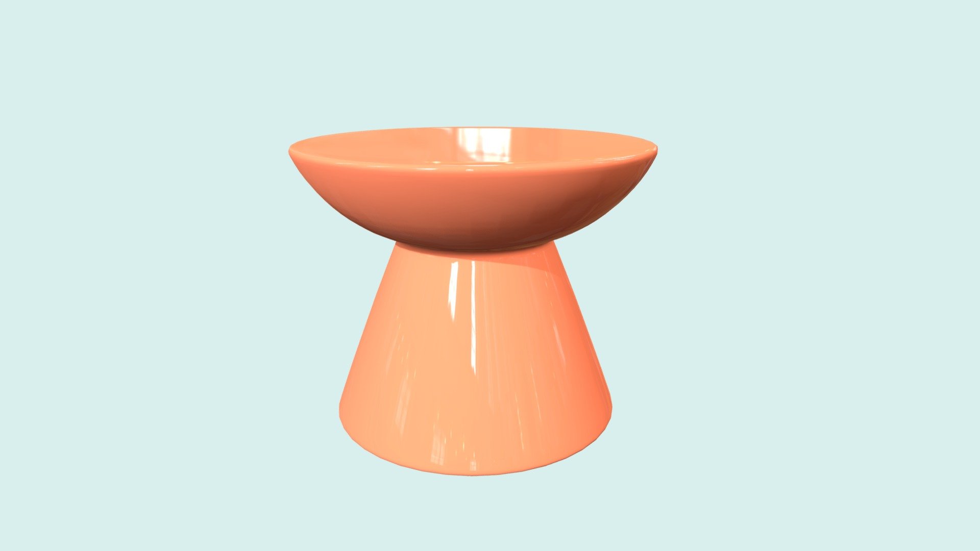 Minimalistic Modern Side Table 50x40 cm - Download Free 3D model by ...