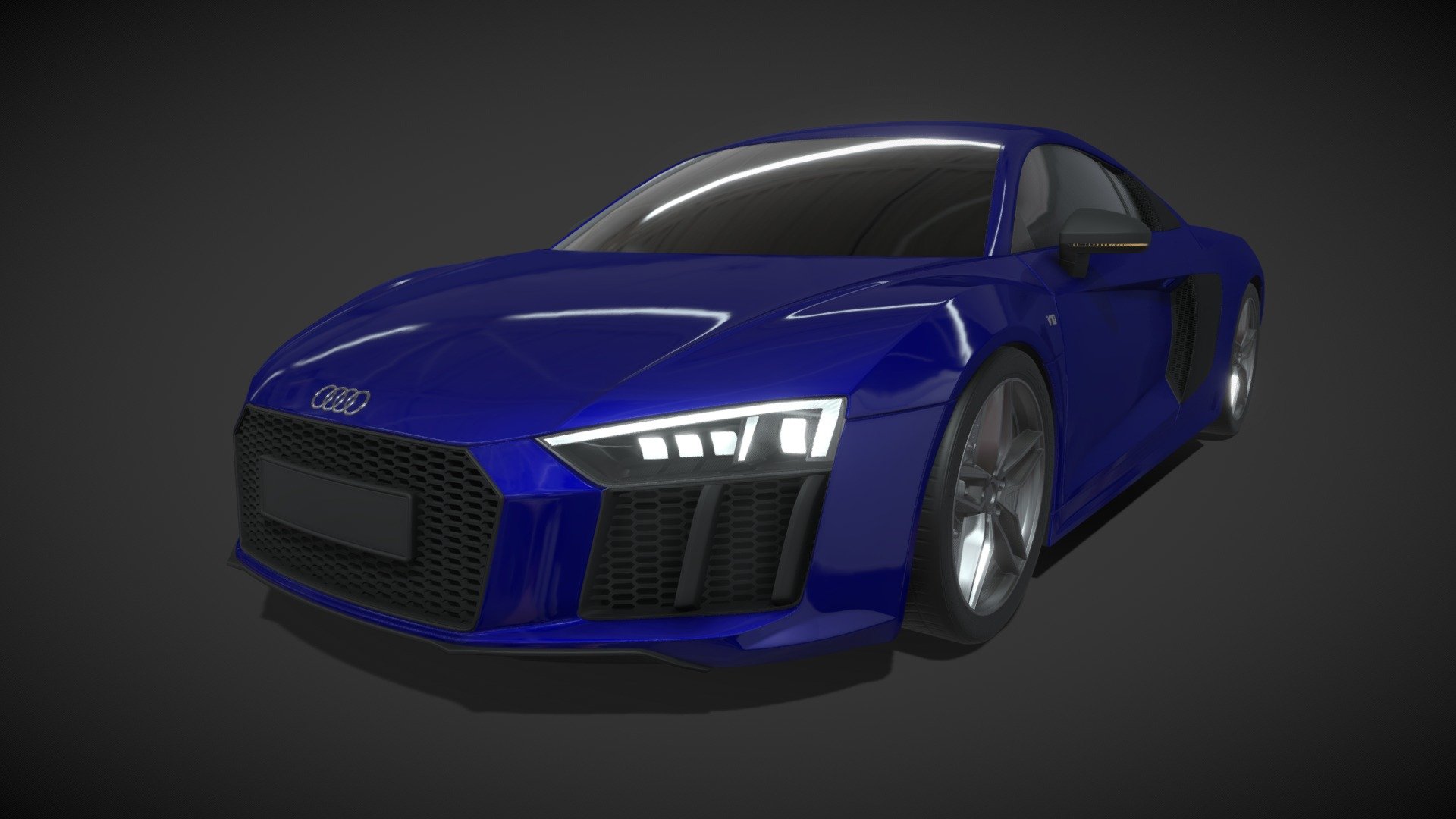 Audi R8 - Download Free 3D model by kulonee (@ynesolefru) [d7fb18d ...