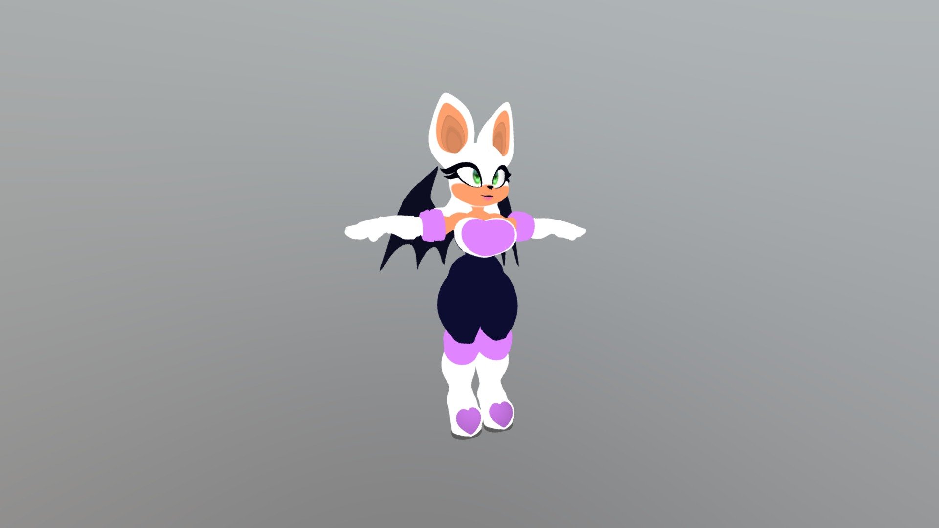 rouge_the_bat - 3D model by allencassie009 [d7fdd64] - Sketchfab