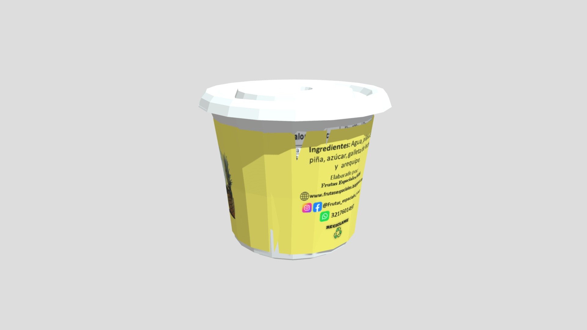Cuchareable de fruta - Download Free 3D model by Gualterosky [d7fe001 ...