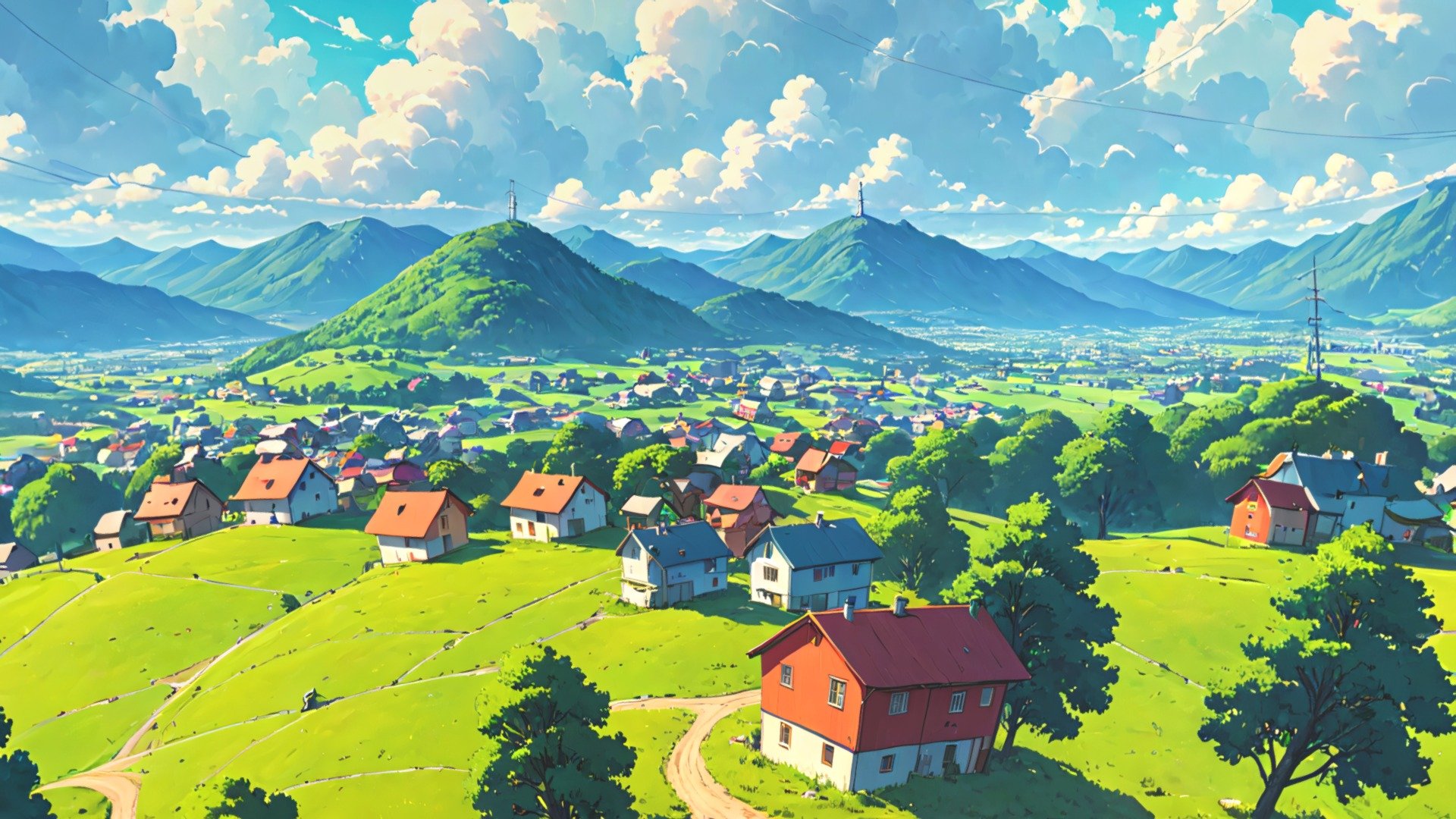 HDRI Vibrant Anime Skybox Panorama L - Buy Royalty Free 3D model by ...