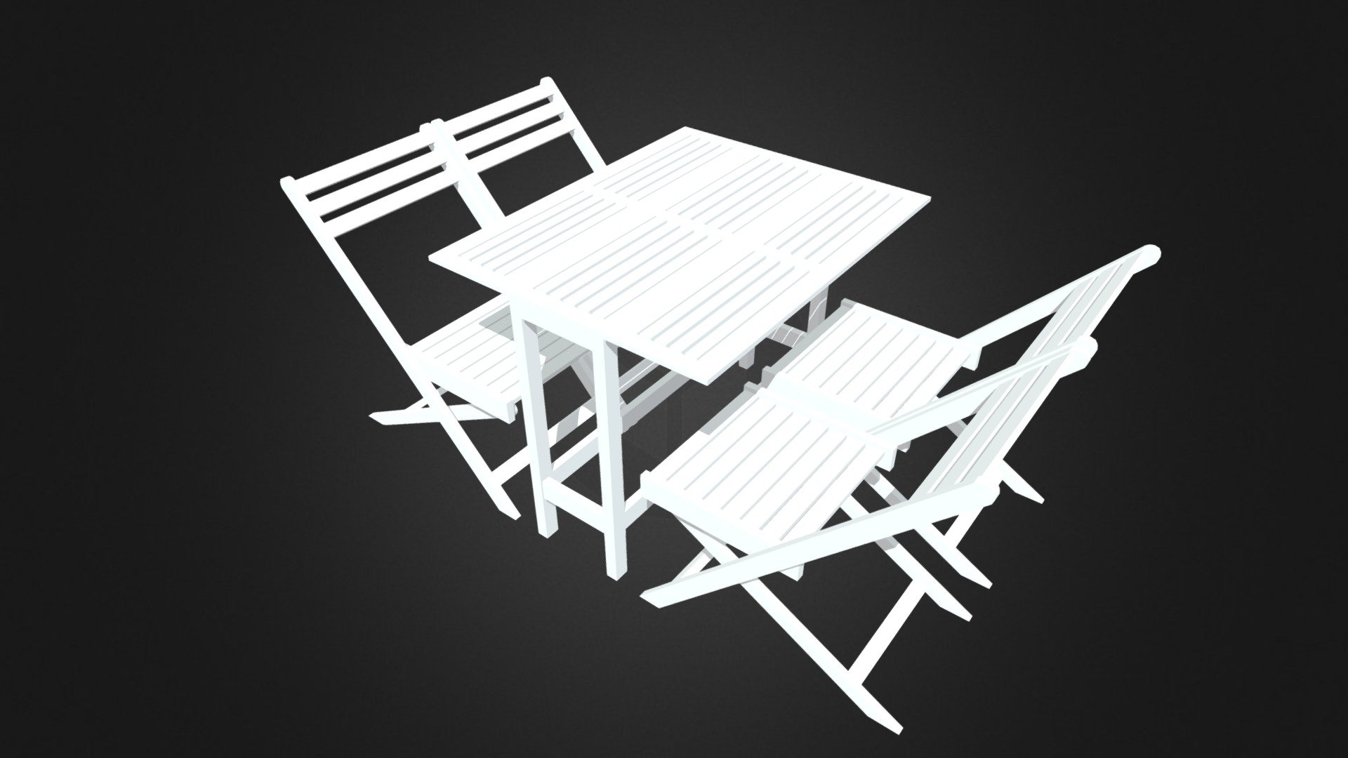 Garden Furniture 4 person - 3D model by RCGA Prods (@rcgaprods) [d7ff877] - Sketchfab