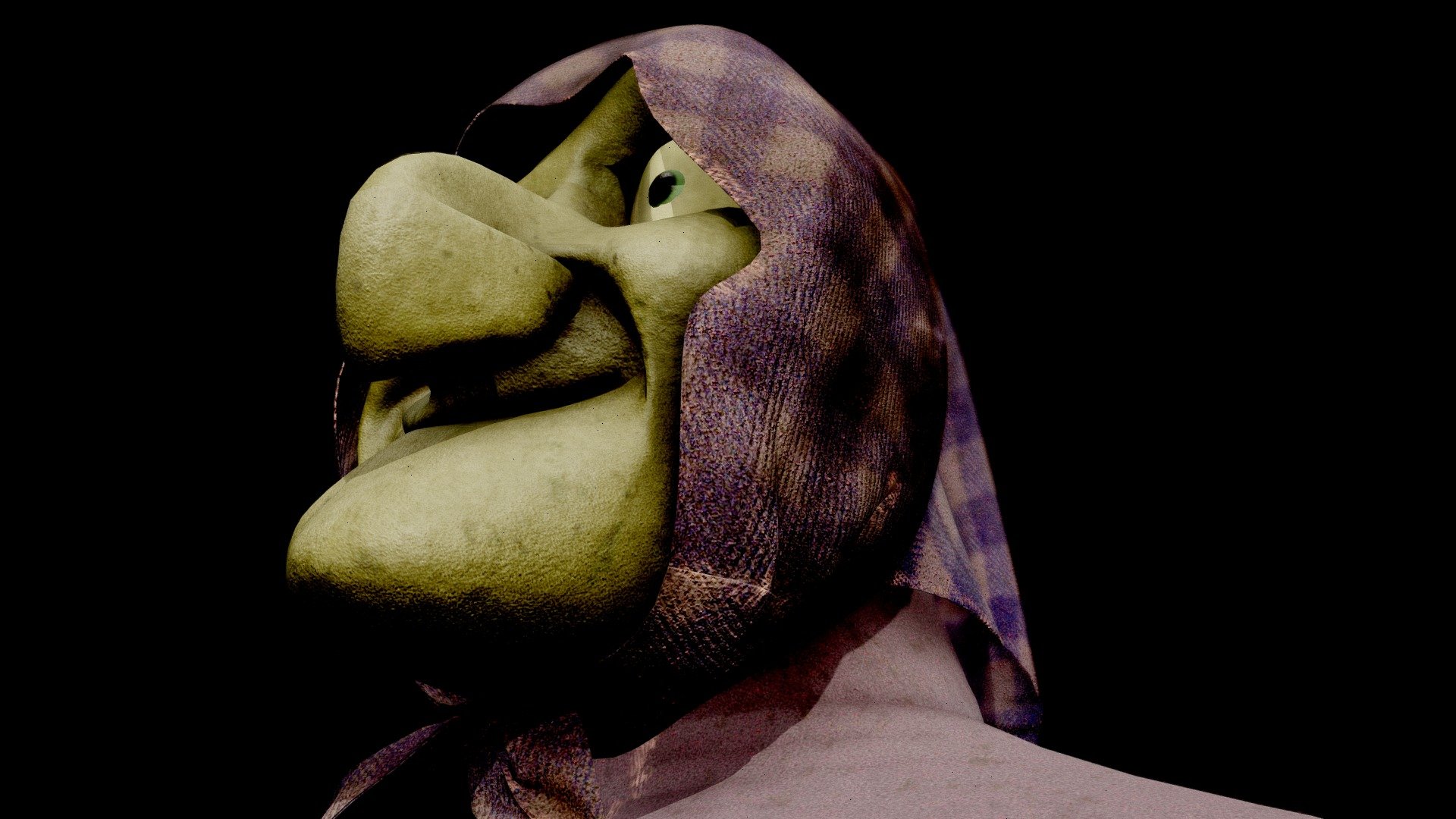 Old Witch (stylized) - 3D model by Voisnik [d7ffbae] - Sketchfab