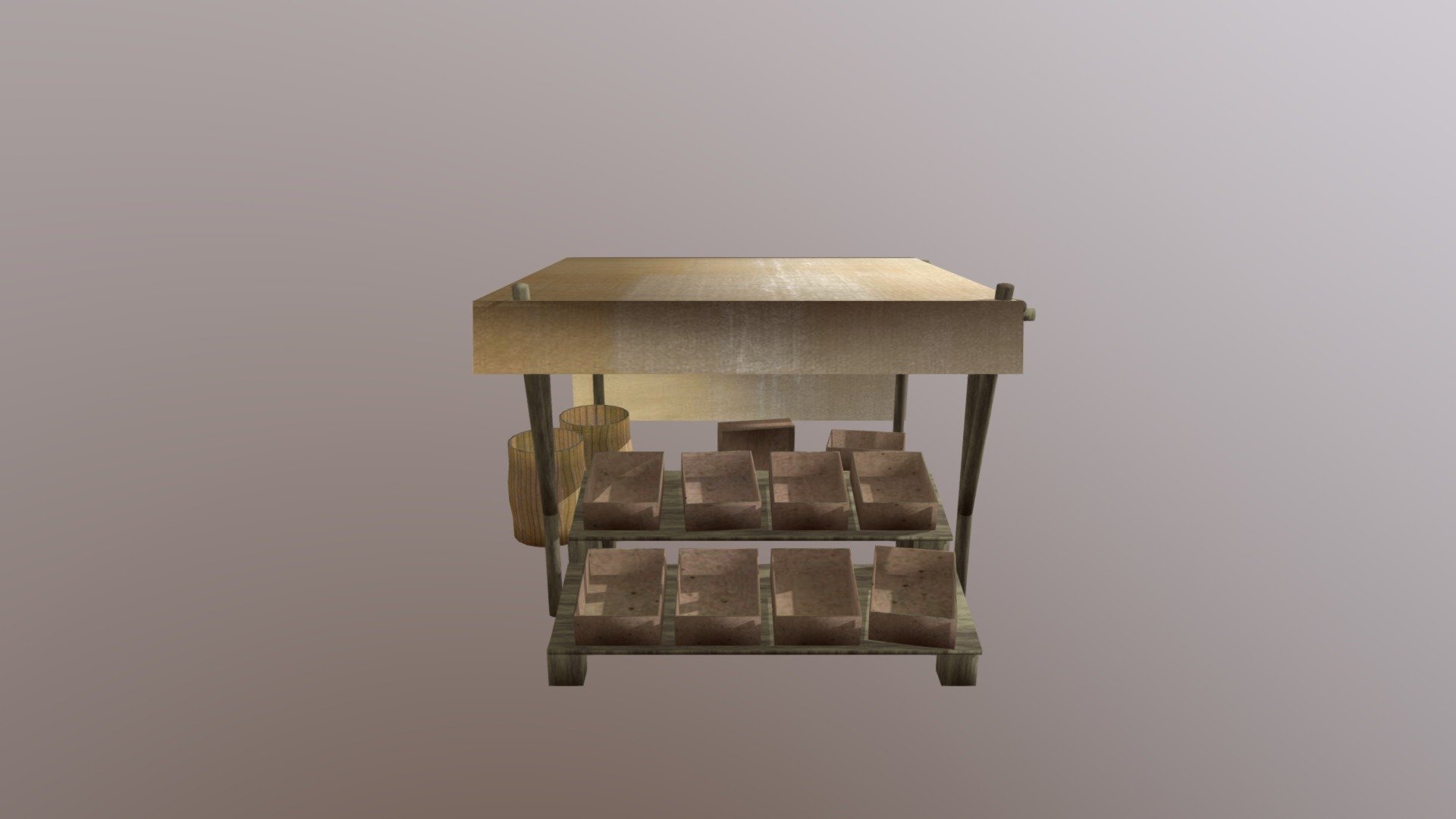 Roman Market Stall - 3D model by CameronMunro [d8003b7] - Sketchfab