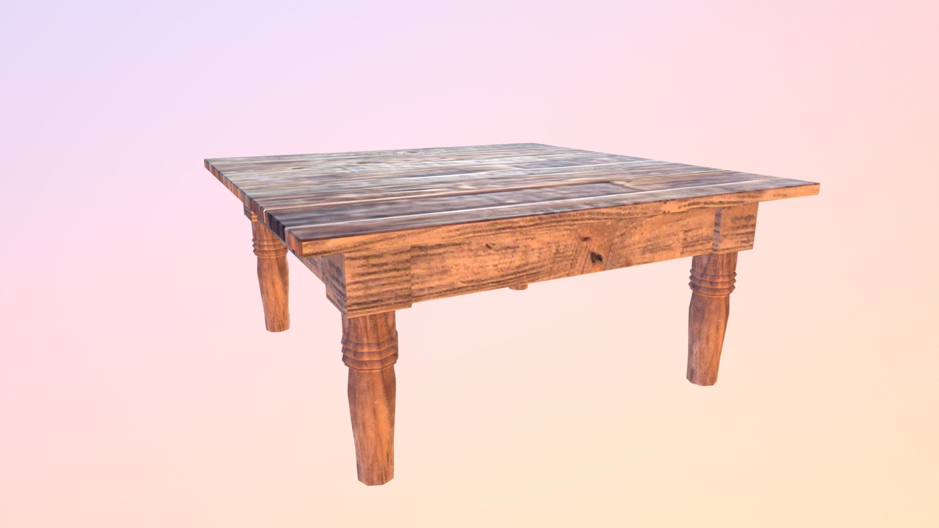 Coffee Table - 3D model by danielfarrow [d8039f6] - Sketchfab