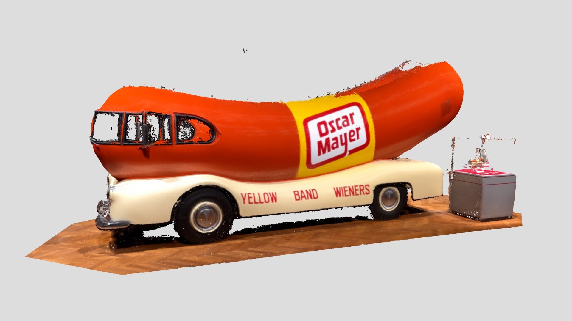 Oscar Mayer Wiener Mobile - 3D model by johnchwalibog [d803ffa] - Sketchfab
