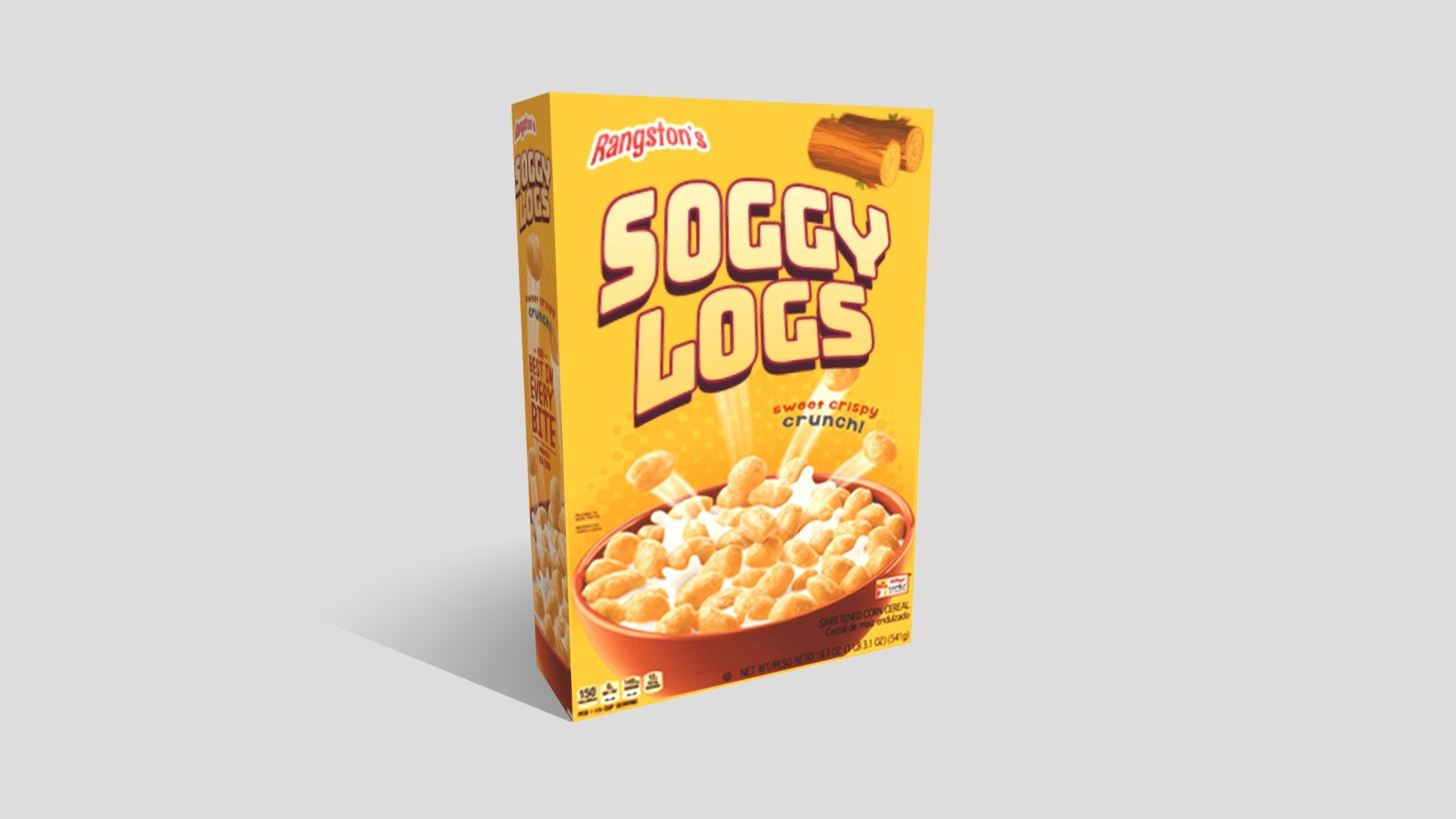 Cereal - Soggy Logs - Buy Royalty Free 3D model by MW 3D (@mw3dart ...