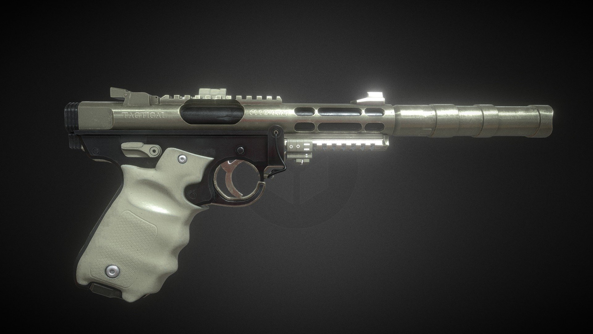 Ruger MkIV tactical - 3D model by Silent (@Silent_bbr) [d804aeb ...