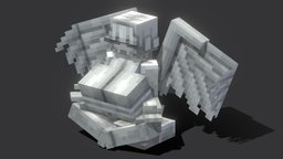 Minwi - Minecraft Wiki mascot - 3D model by 「.phoenix_」 (@.phoenix ...