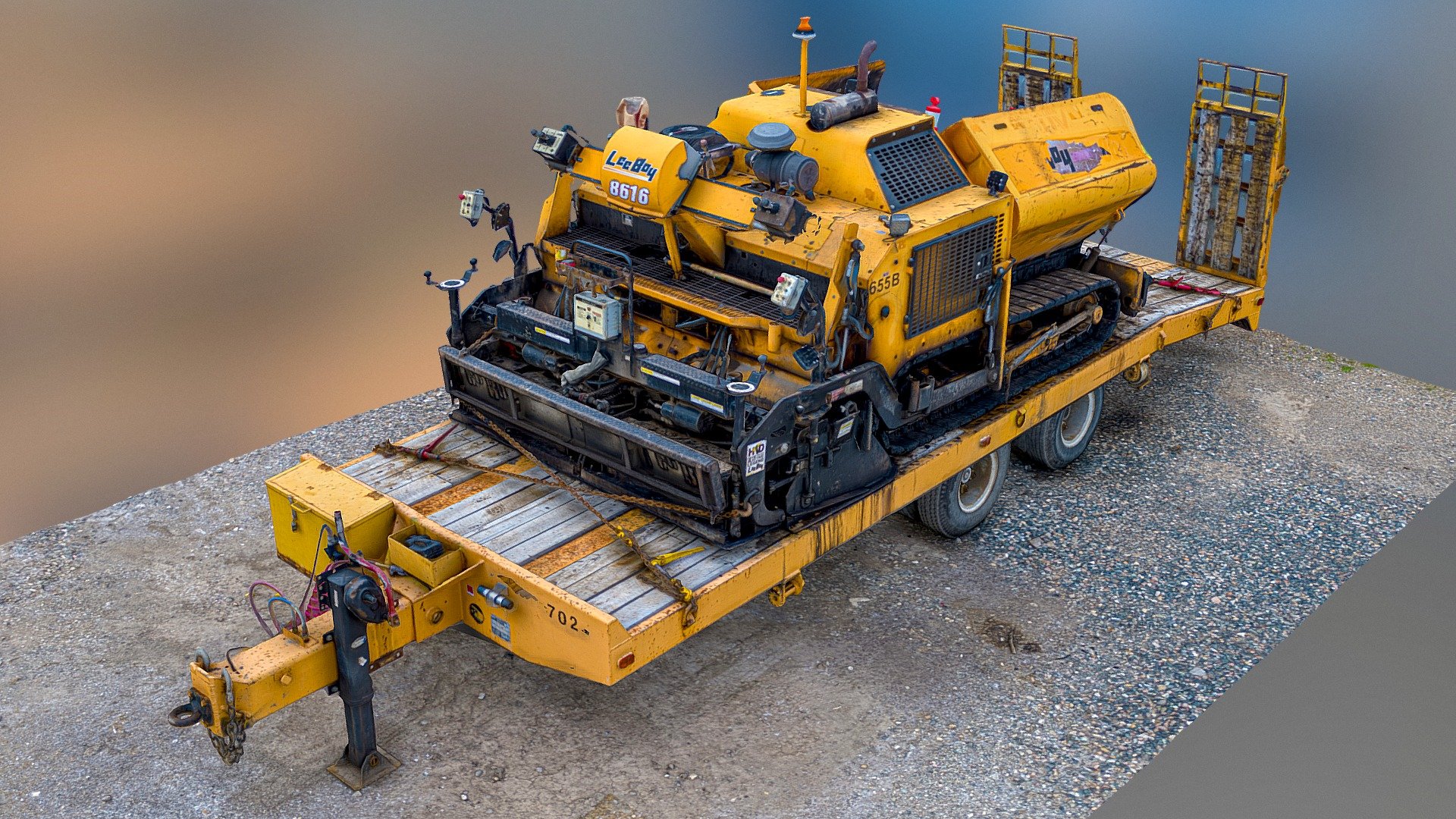 LeeBoy 8616 Asphalt Paver Photogrammetry - Download Free 3D model by ...
