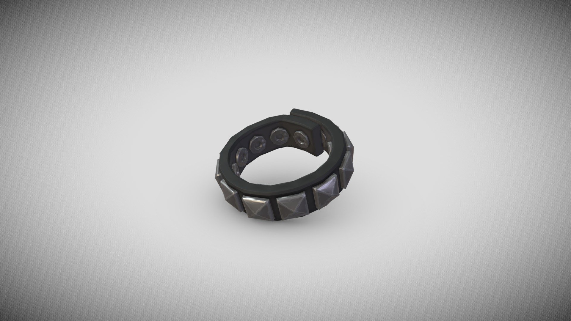 Punk Bracelet Slim Version 1 - Buy Royalty Free 3D model by enyagerber ...