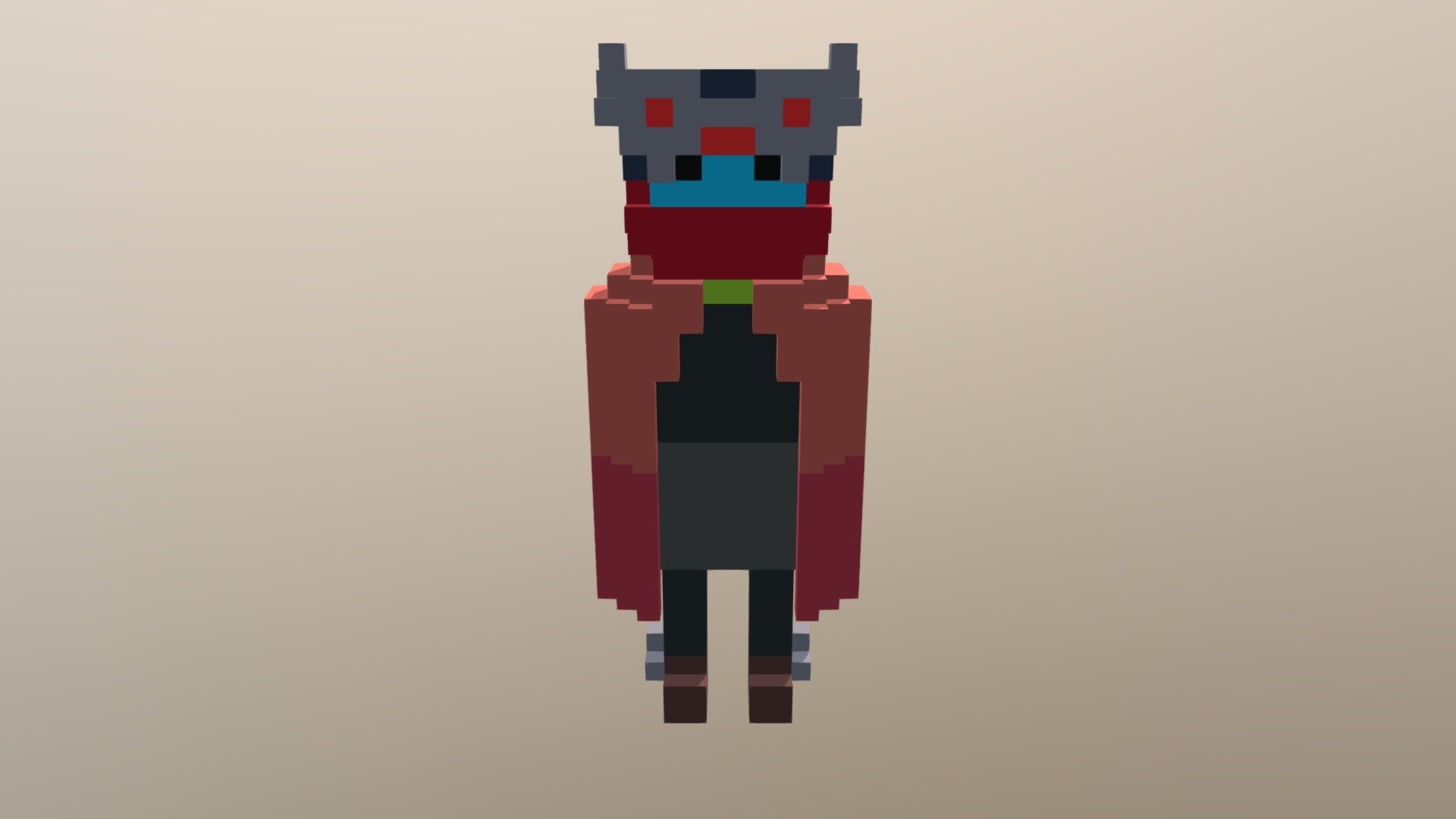 Voxel Hyper Light Drifter - 3D model by ScarfKat [d808fa3] - Sketchfab