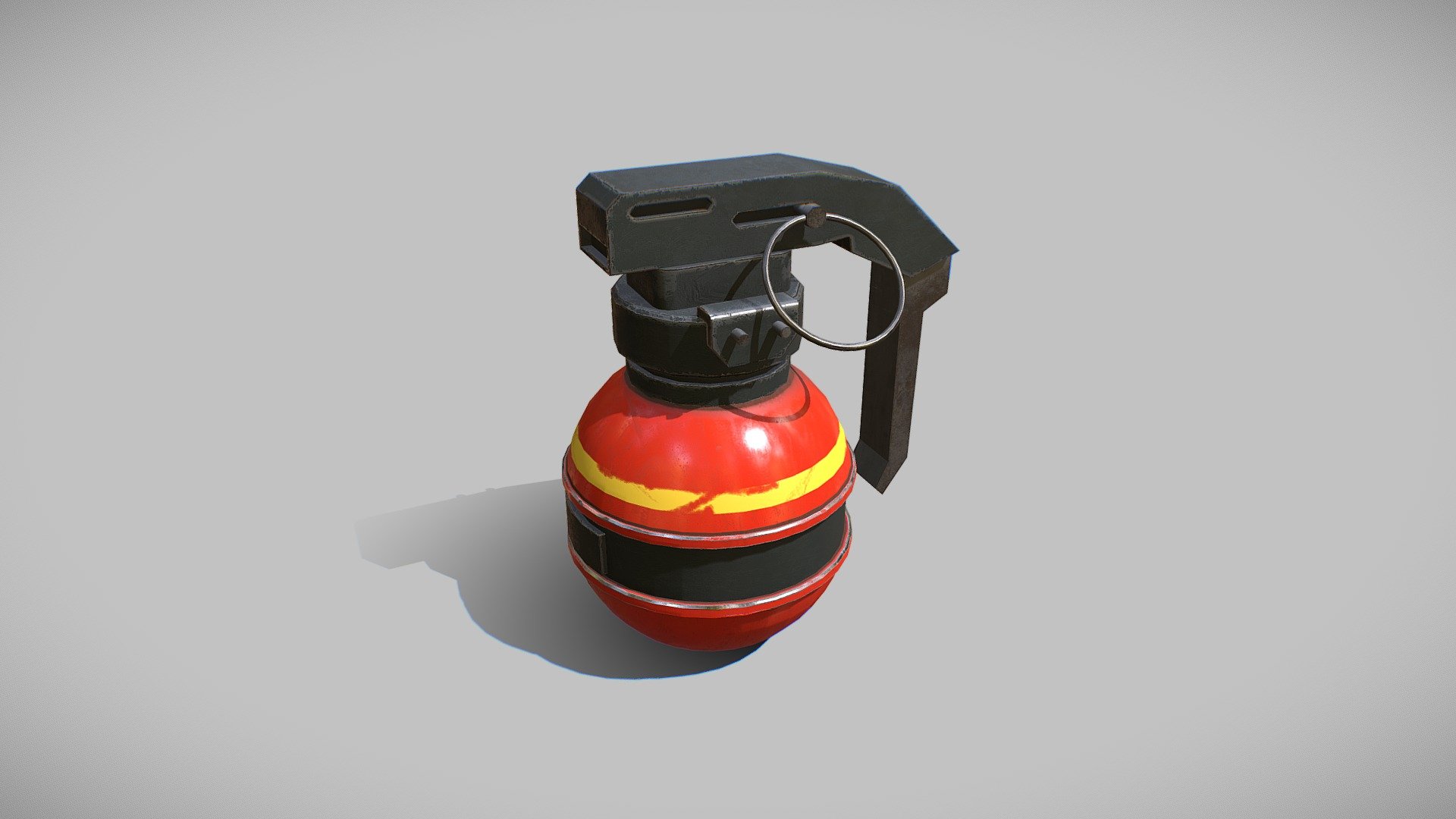 Grenade low poly - Download Free 3D model by Viktor_ (@Viktor.Zhuravlev ...