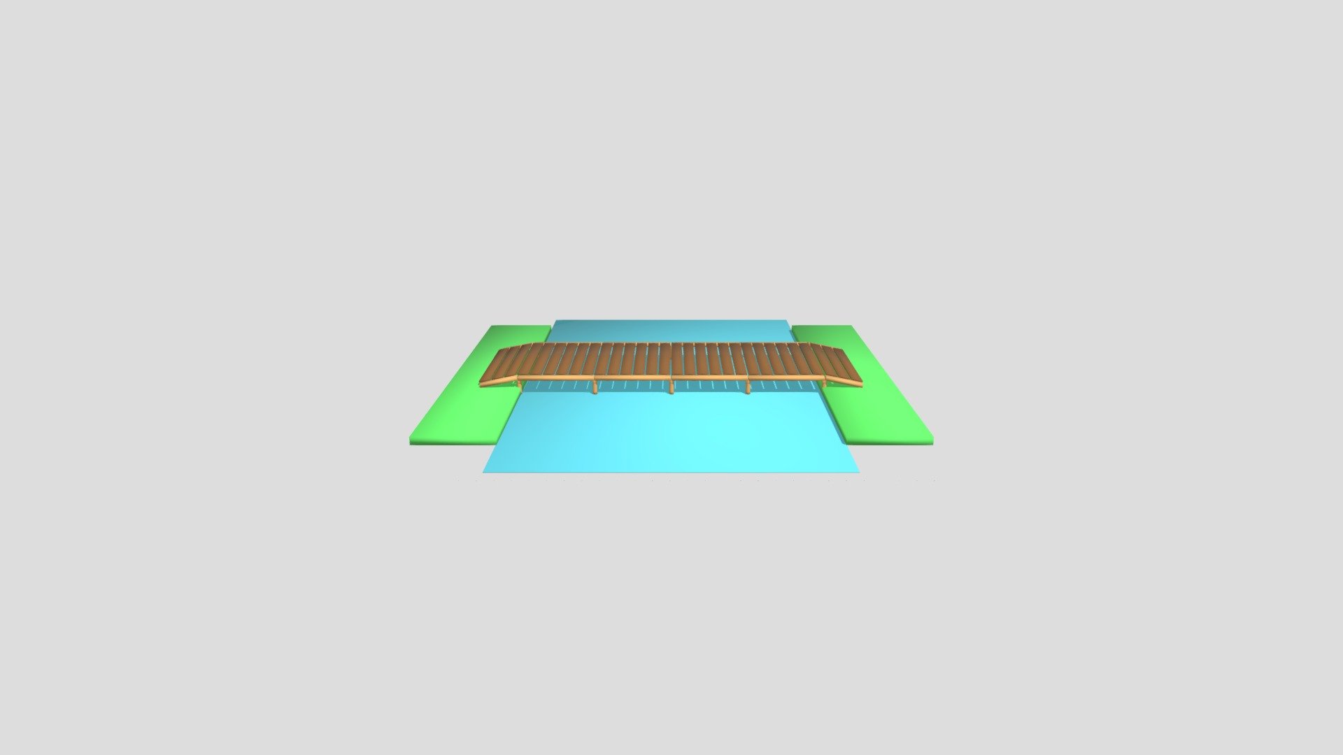 Plank bridge - 3D model by michelejbeattie [d809caa] - Sketchfab