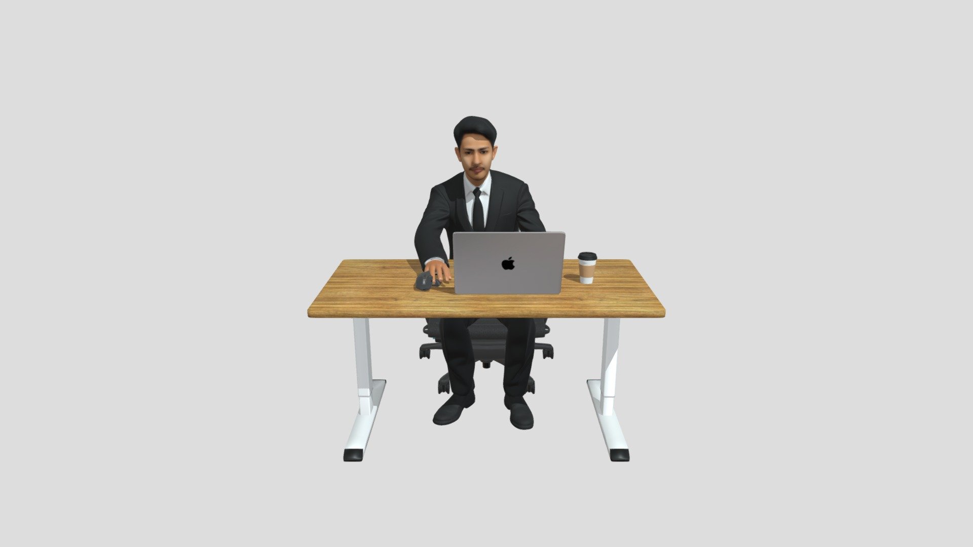 Office Worker - Download Free 3D model by Ahmad Zacky (@ahmadzacky ...