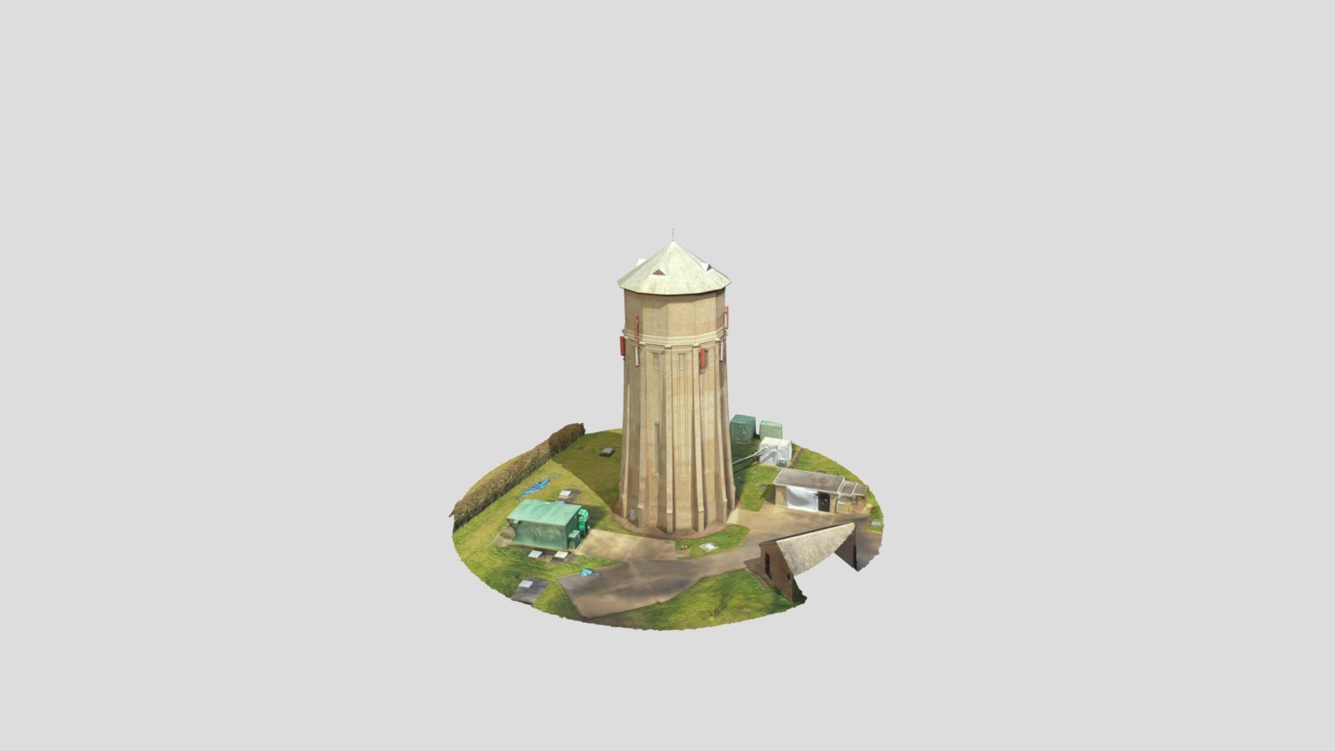 Linton Water Tower - 3D model by Cambridge Design Services Ltd ...