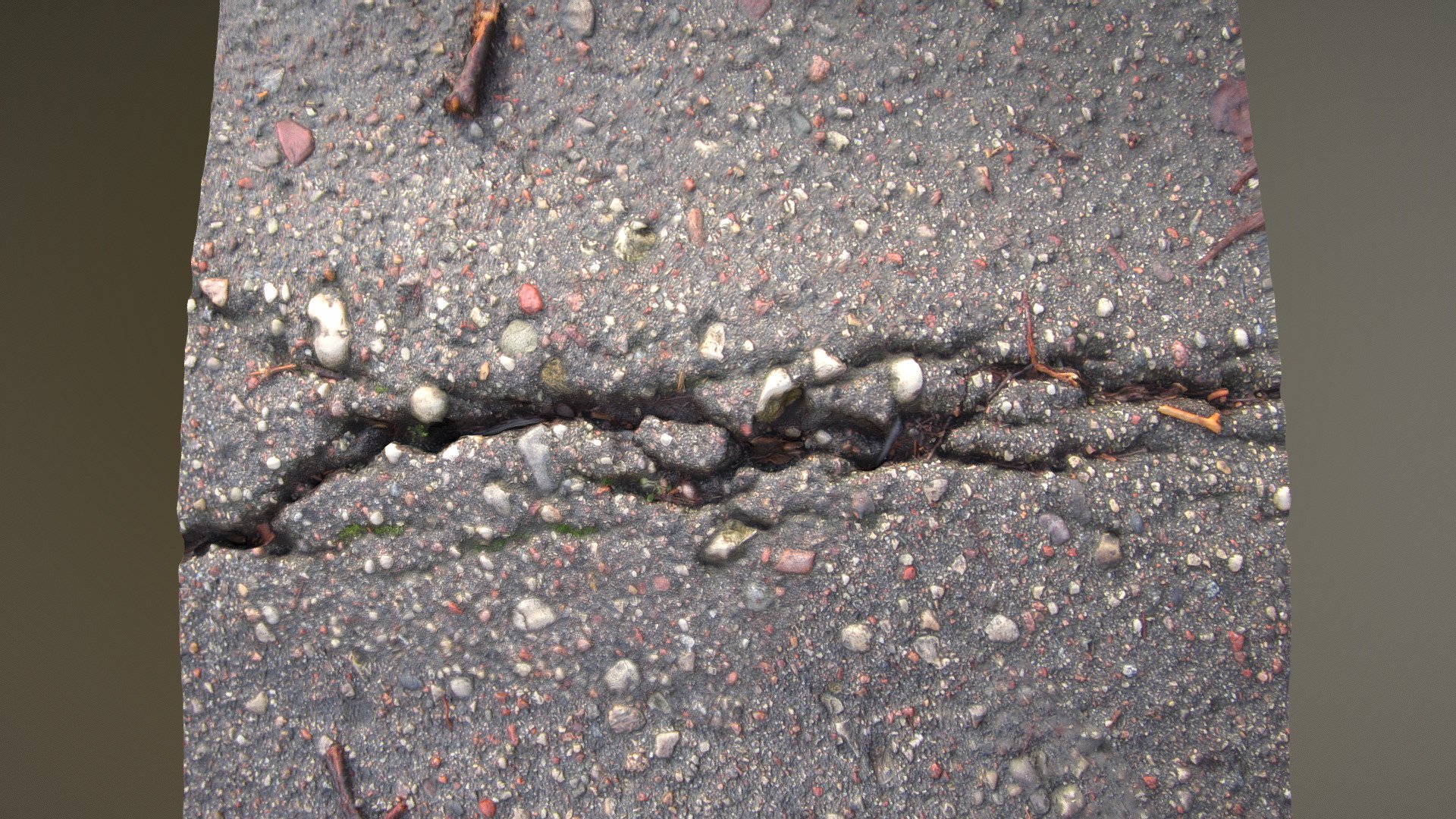Asphalt Crack [free asset] - Download Free 3D model by romullus ...