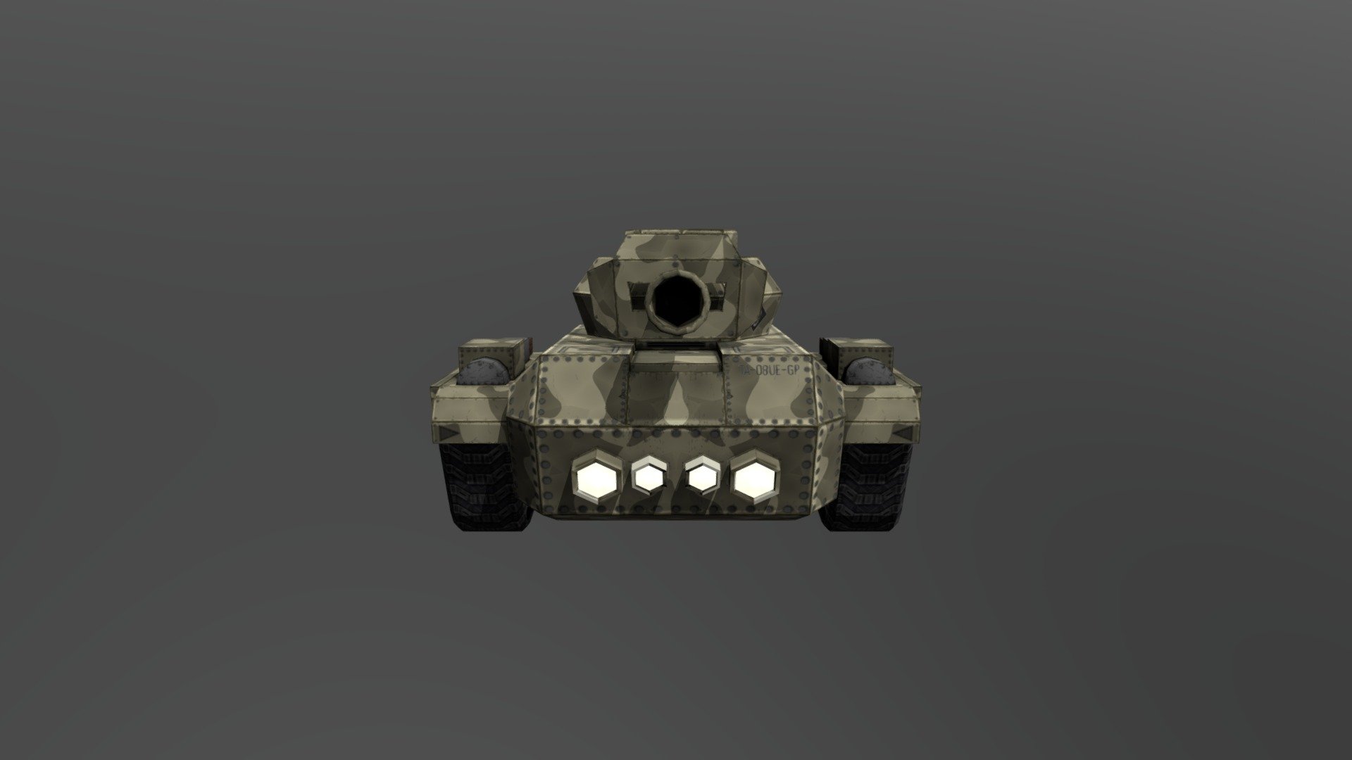 Tank Game Asset - 3D model by mfreireart [d80f4fa] - Sketchfab