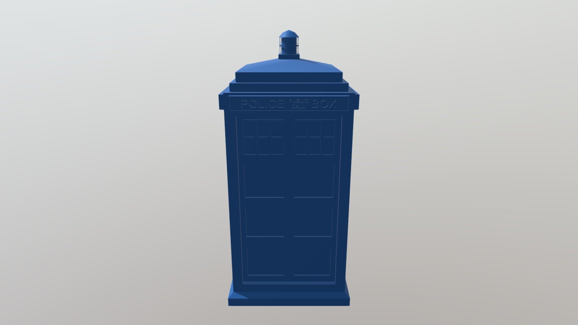 TARDIS - Download Free 3D model by Akshaya J (@valchion) [d814d6d ...