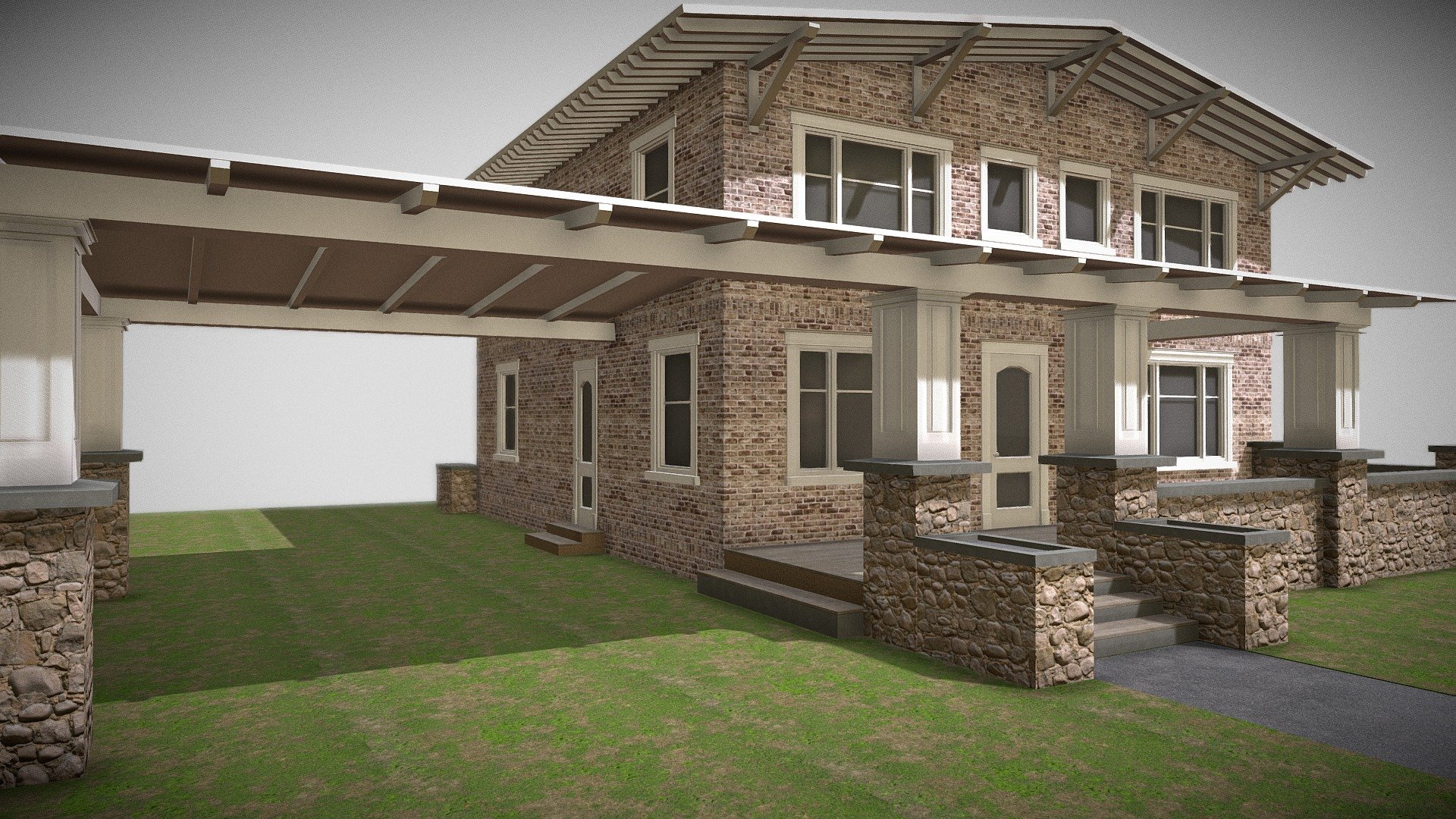 The Massachusetts House - Buy Royalty Free 3D model by Marc Sawyer ...