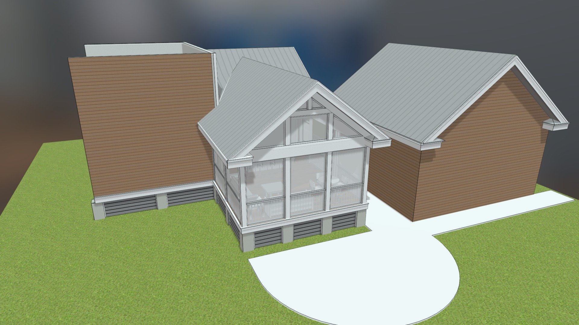 SCREEN PORCH - 3D model by John Forrestall (@jwforrestall) [d8194db ...