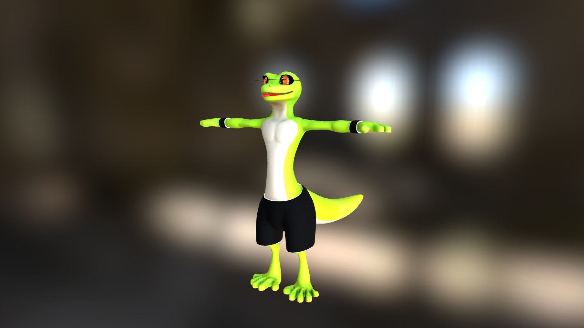 Gecko - VRChat & VTuber Avatar - 3D model by Zab (@lixyco) [d81a8f8 ...