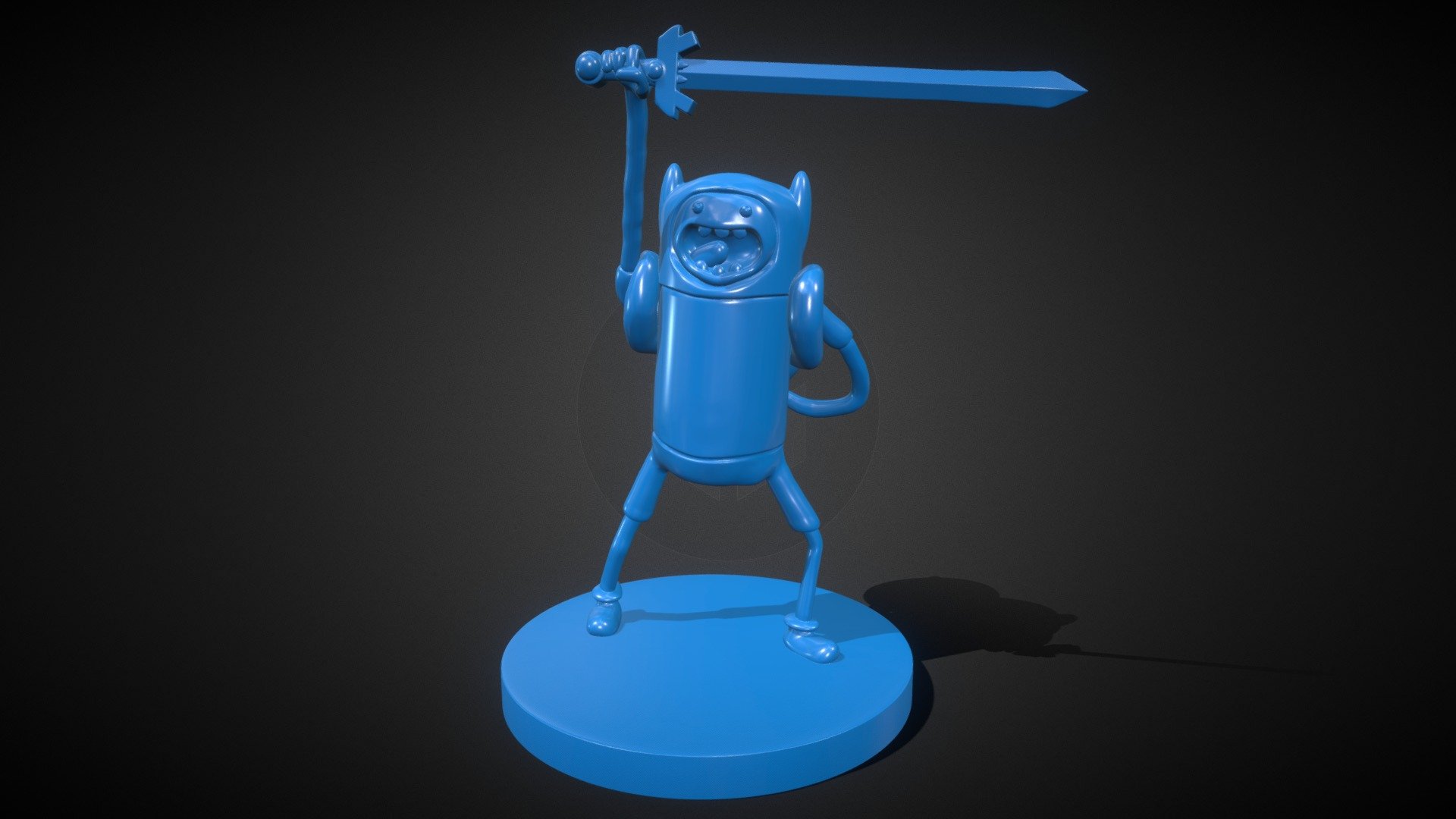 Finn The Human Sculpture - Buy Royalty Free 3D model by paburoviii ...