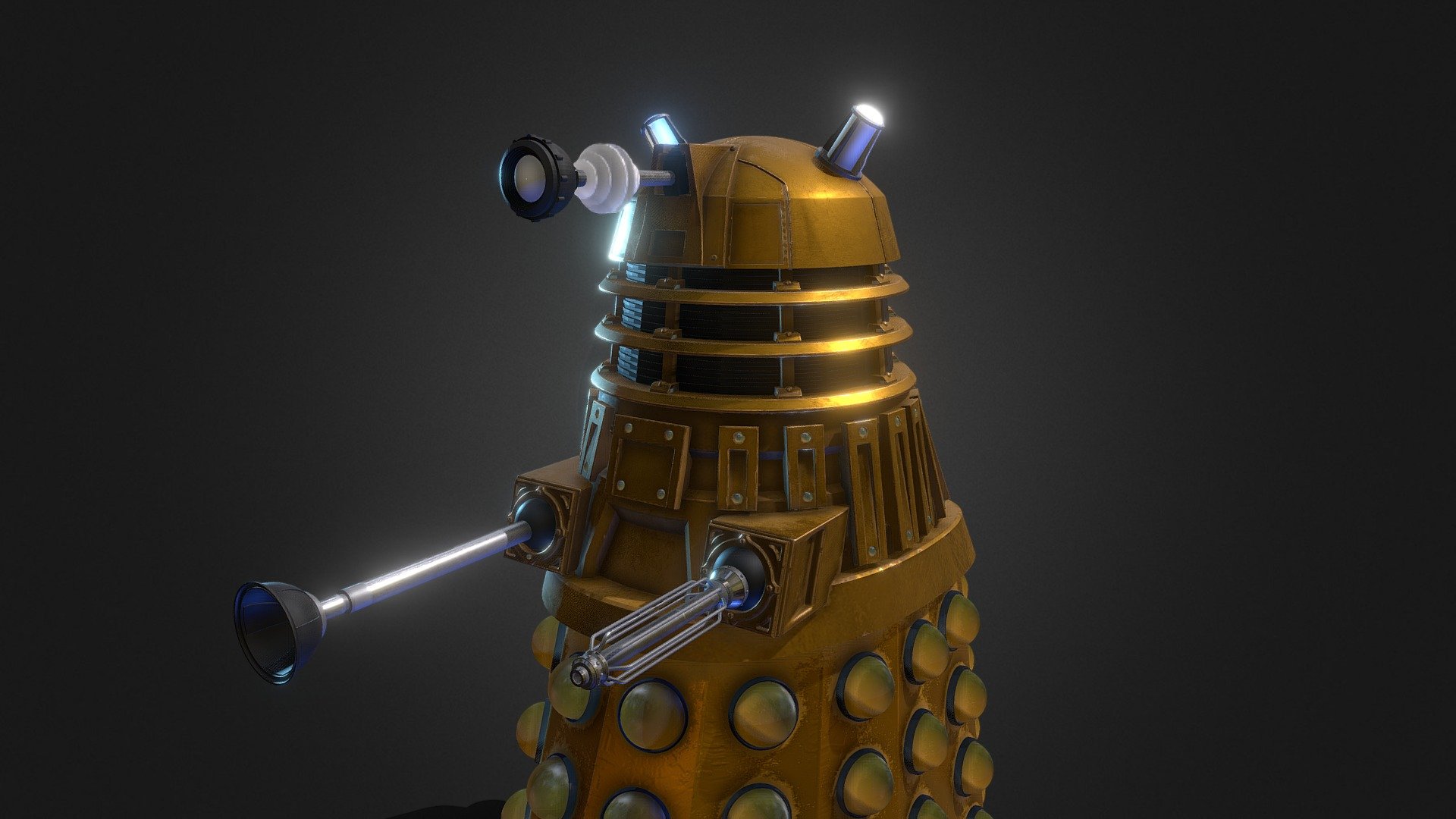 NSD Dalek - 3D model by x2speed [d81bacb] - Sketchfab
