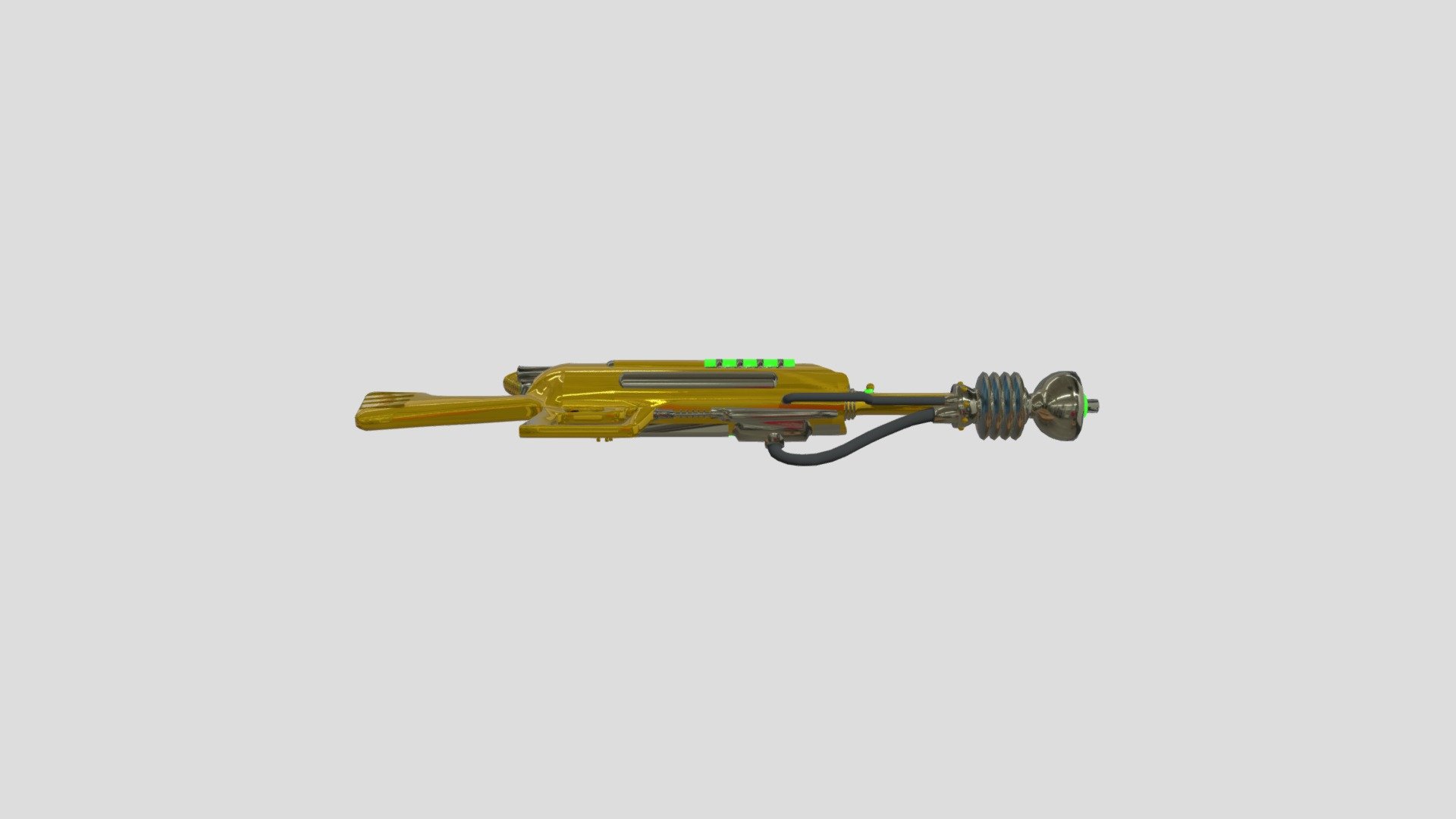 retro laser Gun - Download Free 3D model by sillirion [d81c17b] - Sketchfab