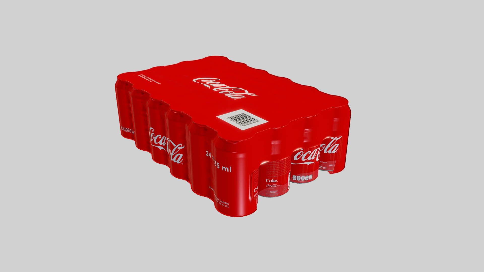 Coca-Cola Multipack 24 Lata - 3D model by Santiago.Camino [d81cd82 ...