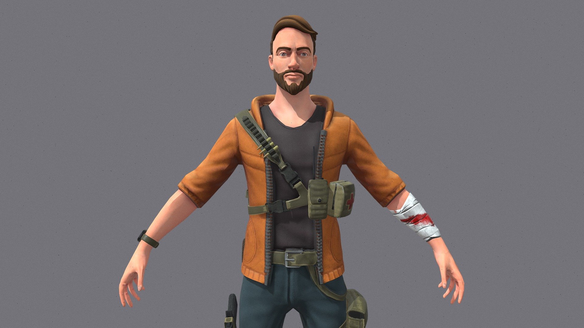 The Stylized 3D Character - 3D model by senseiSD [d81da5b] - Sketchfab