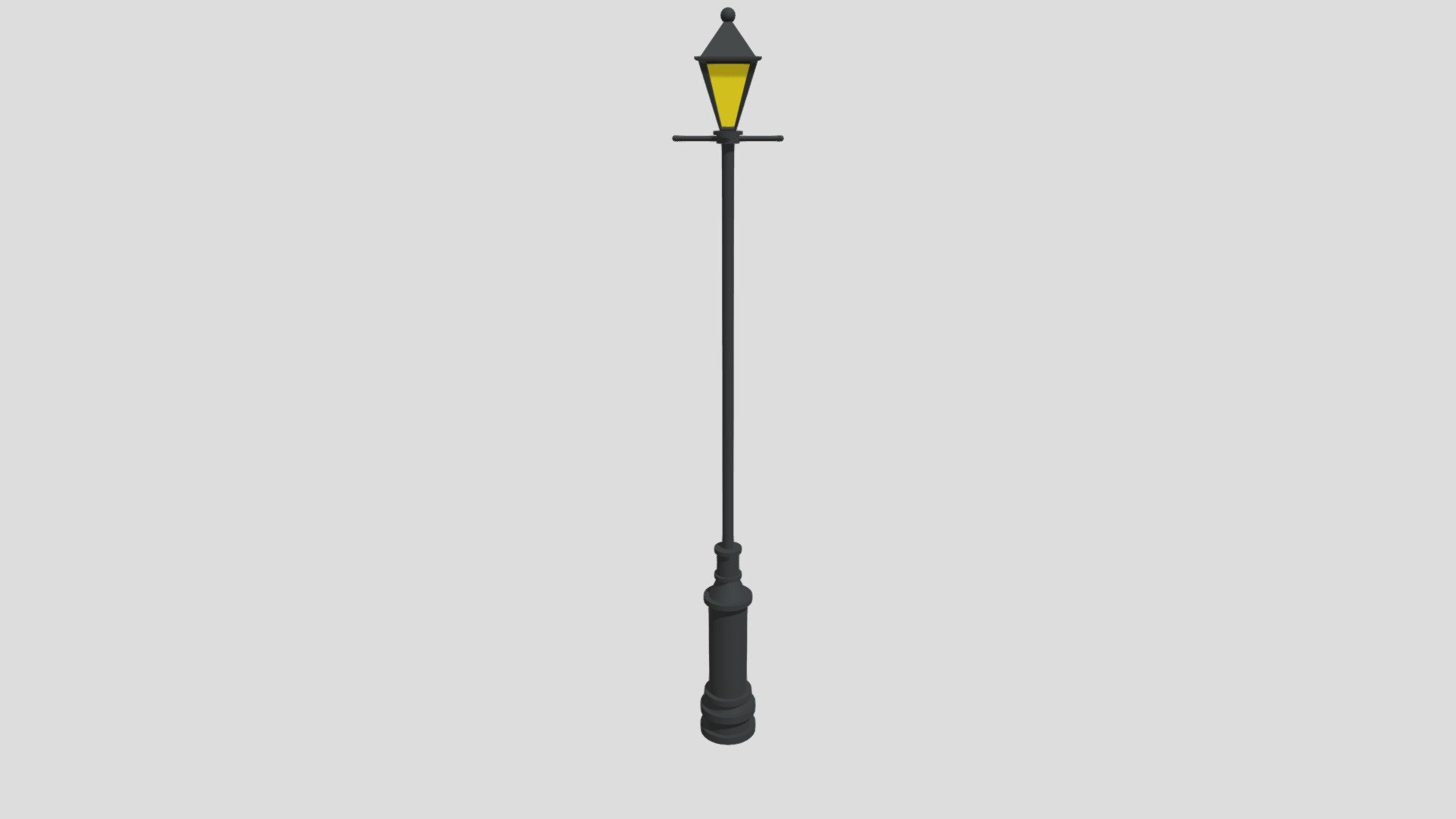 Lowpoly Lamp Post - Download Free 3D model by nevh122 [d81def0] - Sketchfab