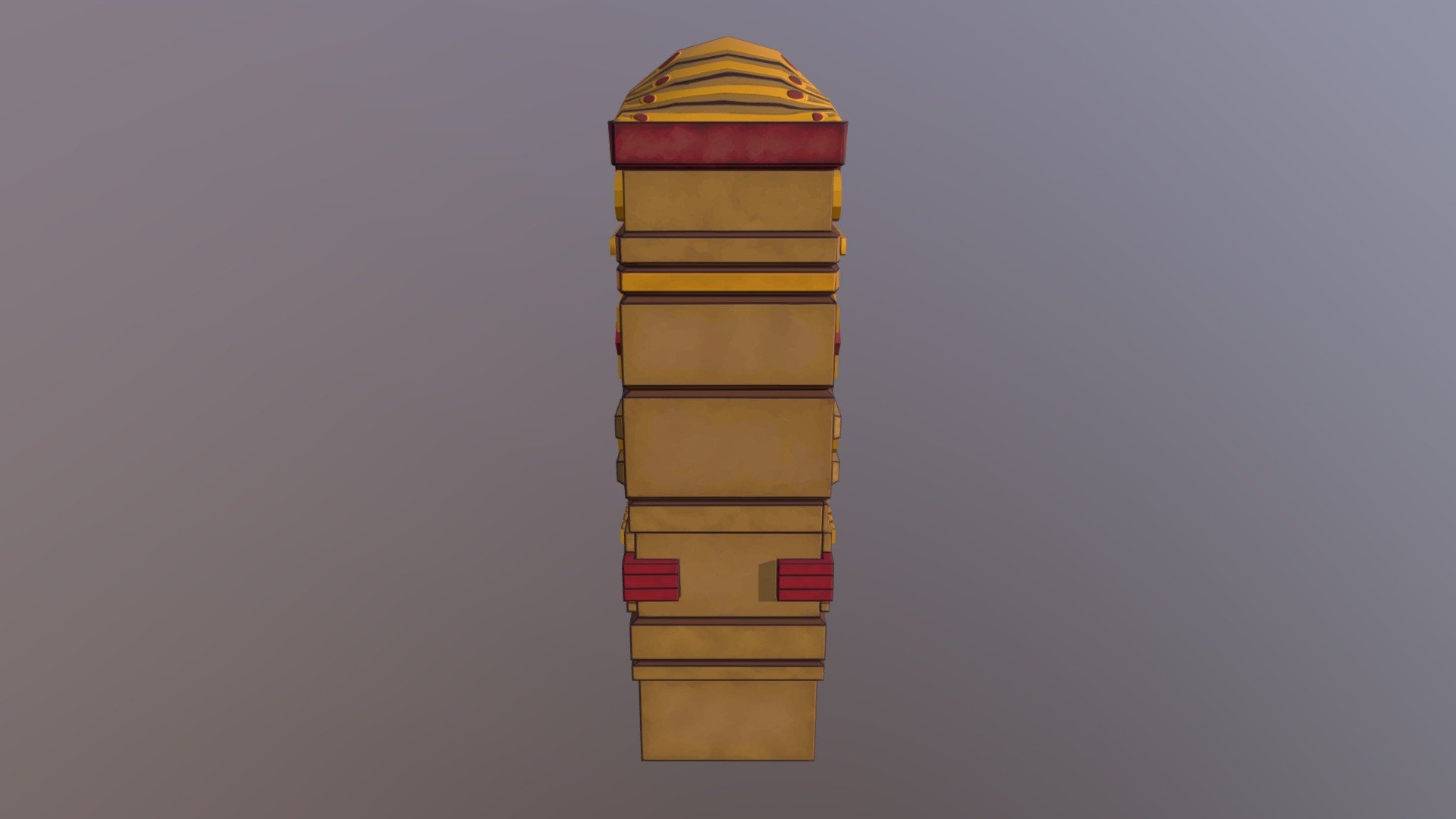 Mayan Pillar - 3D model by Komjatszegi.Calina [d81e6de] - Sketchfab