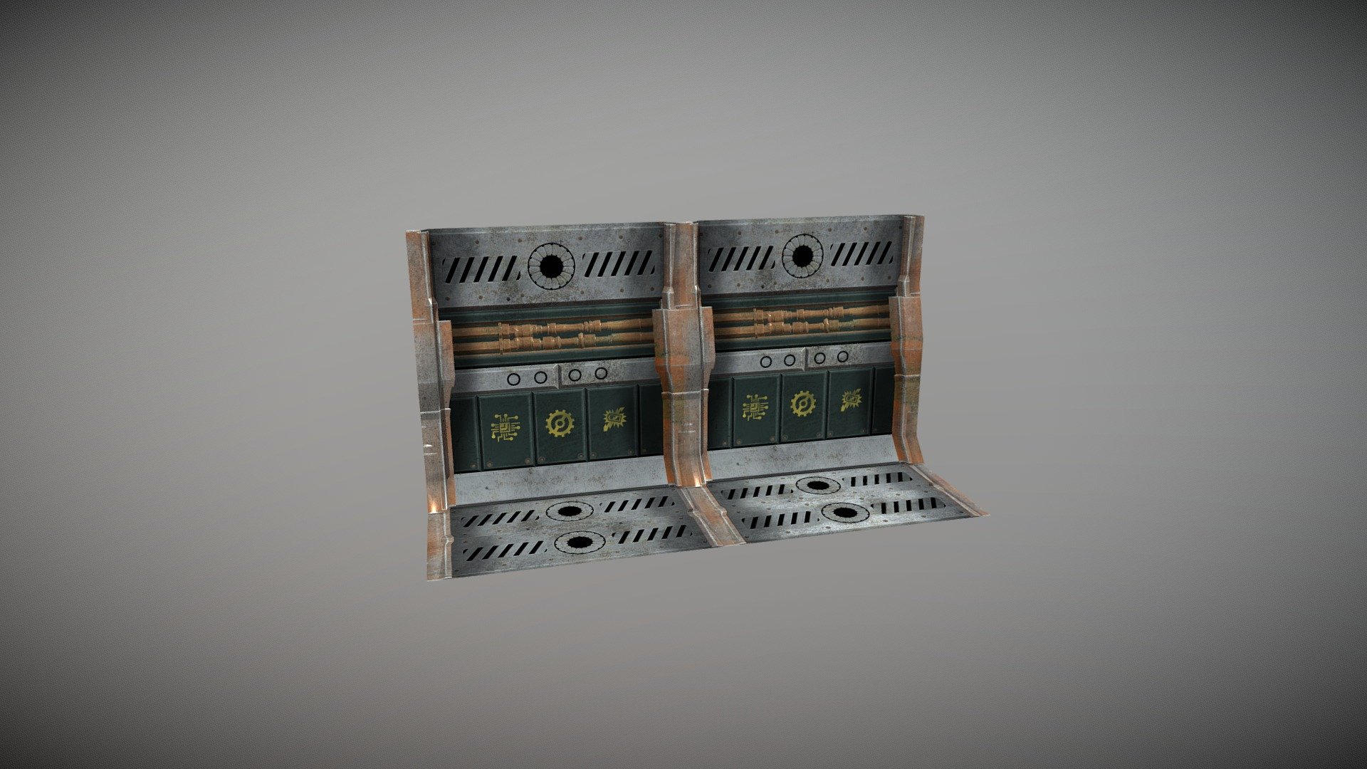 Modular Wall Exercice - 3D model by Mathias.Millioud [d81e7e3] - Sketchfab