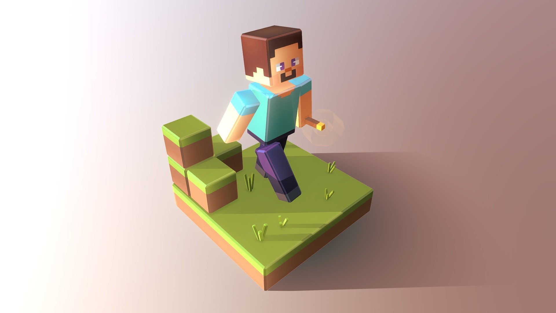 Minecraft 10th Anniversary - 3D model by osidinum [d81fefd] - Sketchfab