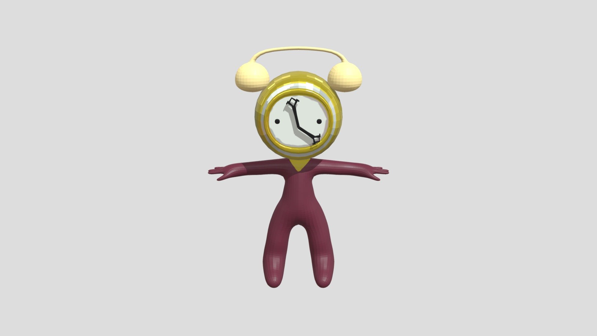 Clock Head - Weekly Work out Challenge - 3D model by R0bot [d820376 ...