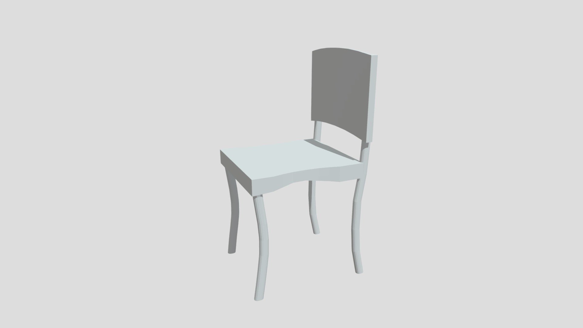 Simple Chair - 3D model by lowkeylokey [d820929] - Sketchfab