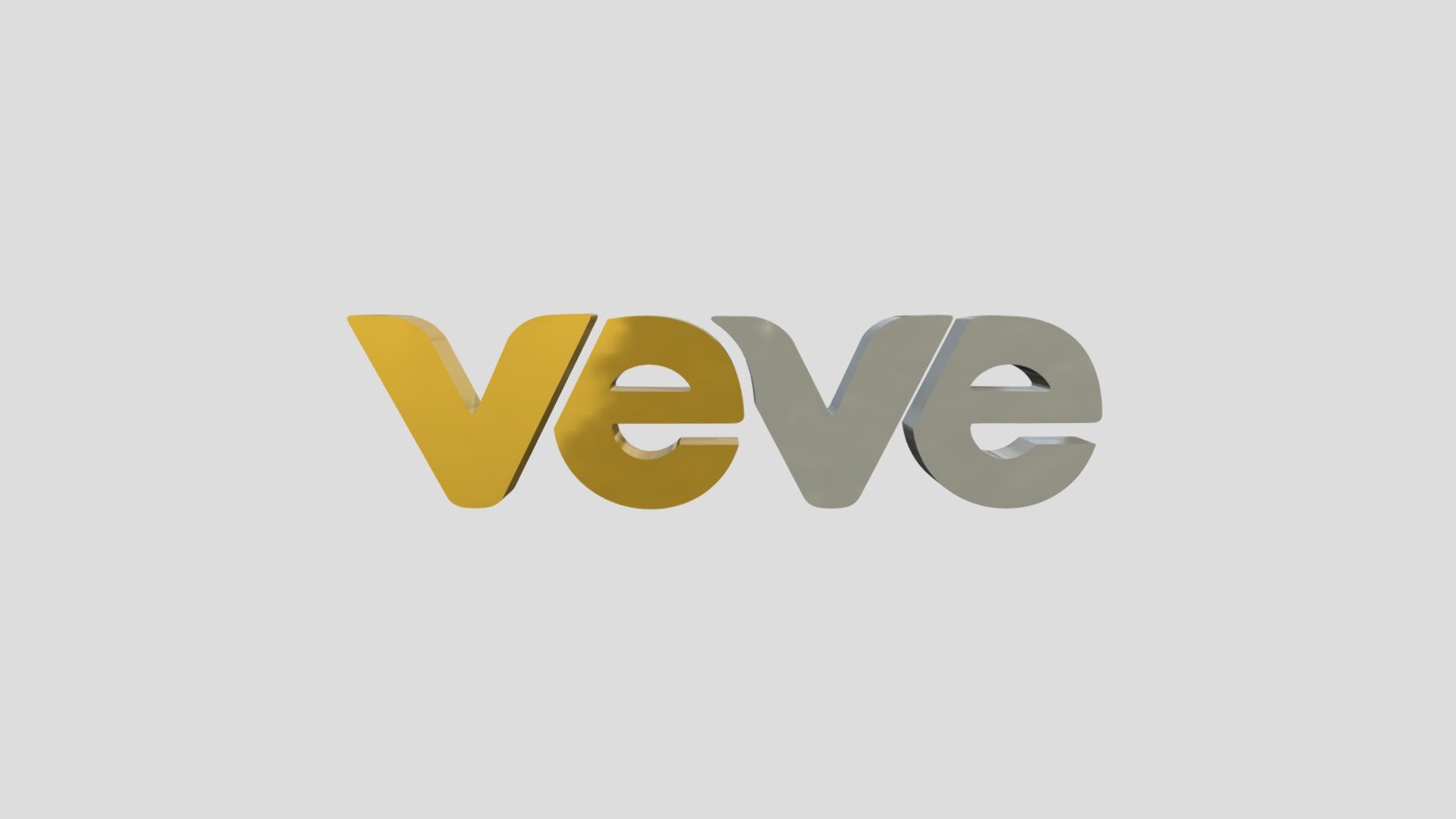 VeVe - Gold/Silver Logo - 3D model by SUYE (@suye.co) [d820a23] - Sketchfab