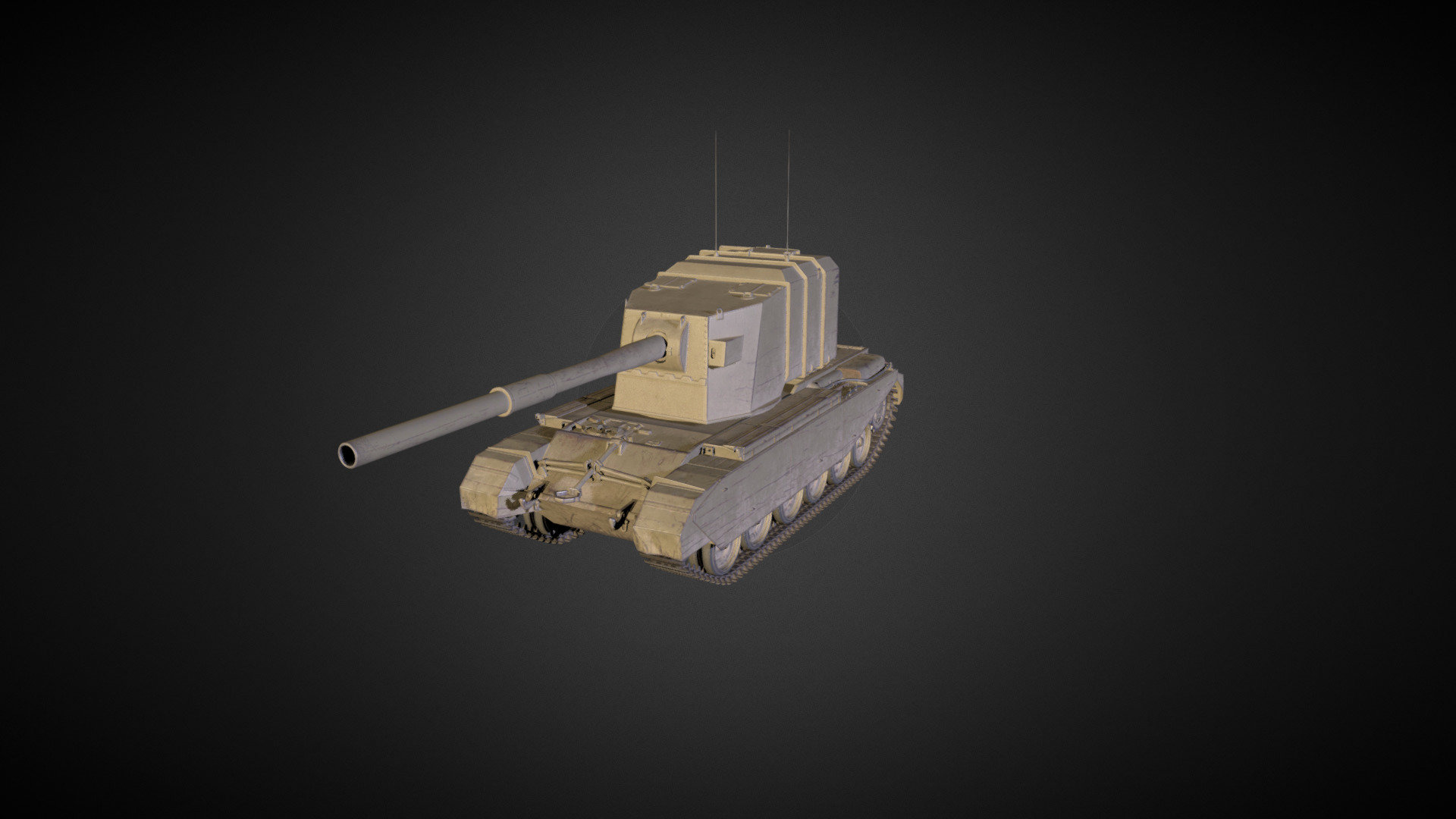 FV4005 Stage II - 3D model by Degit22 [d821e22] - Sketchfab