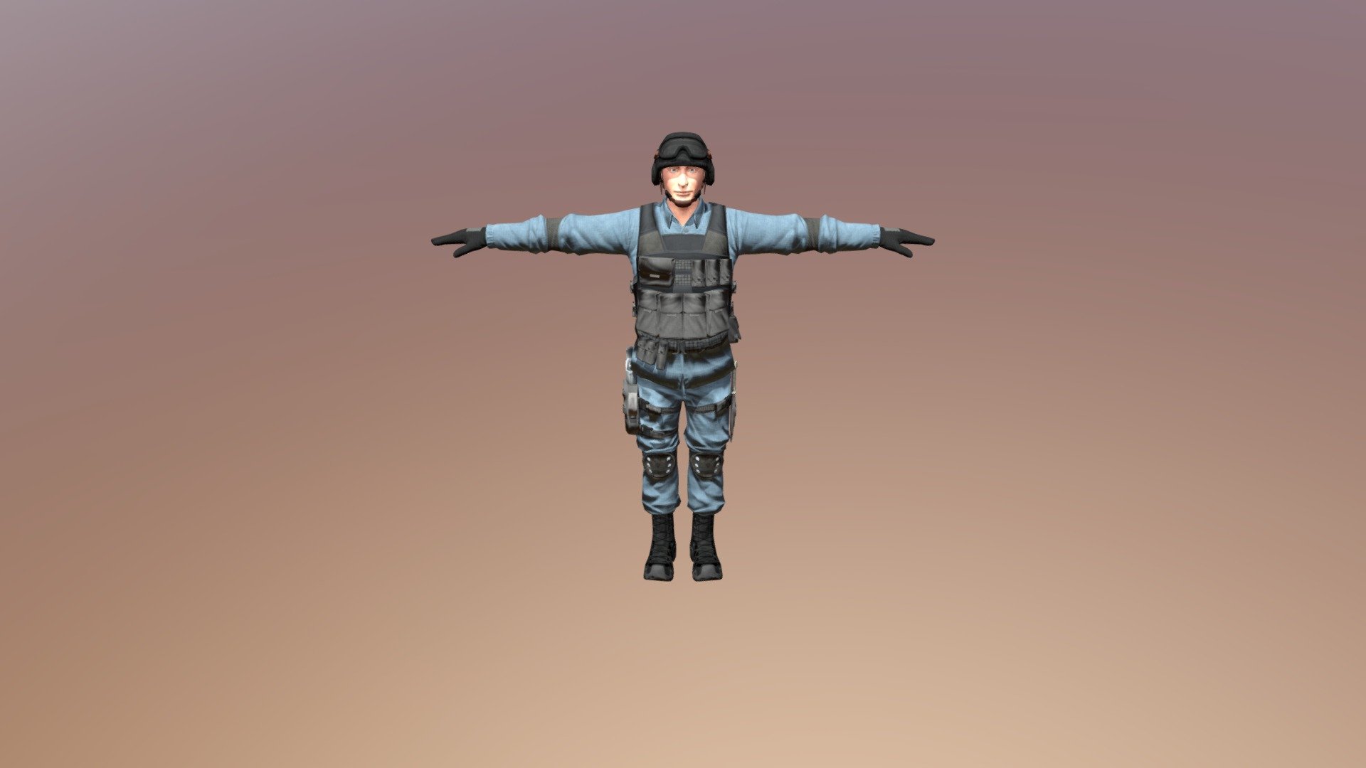 Swat - Download Free 3D model by doctortex [d821ff6] - Sketchfab