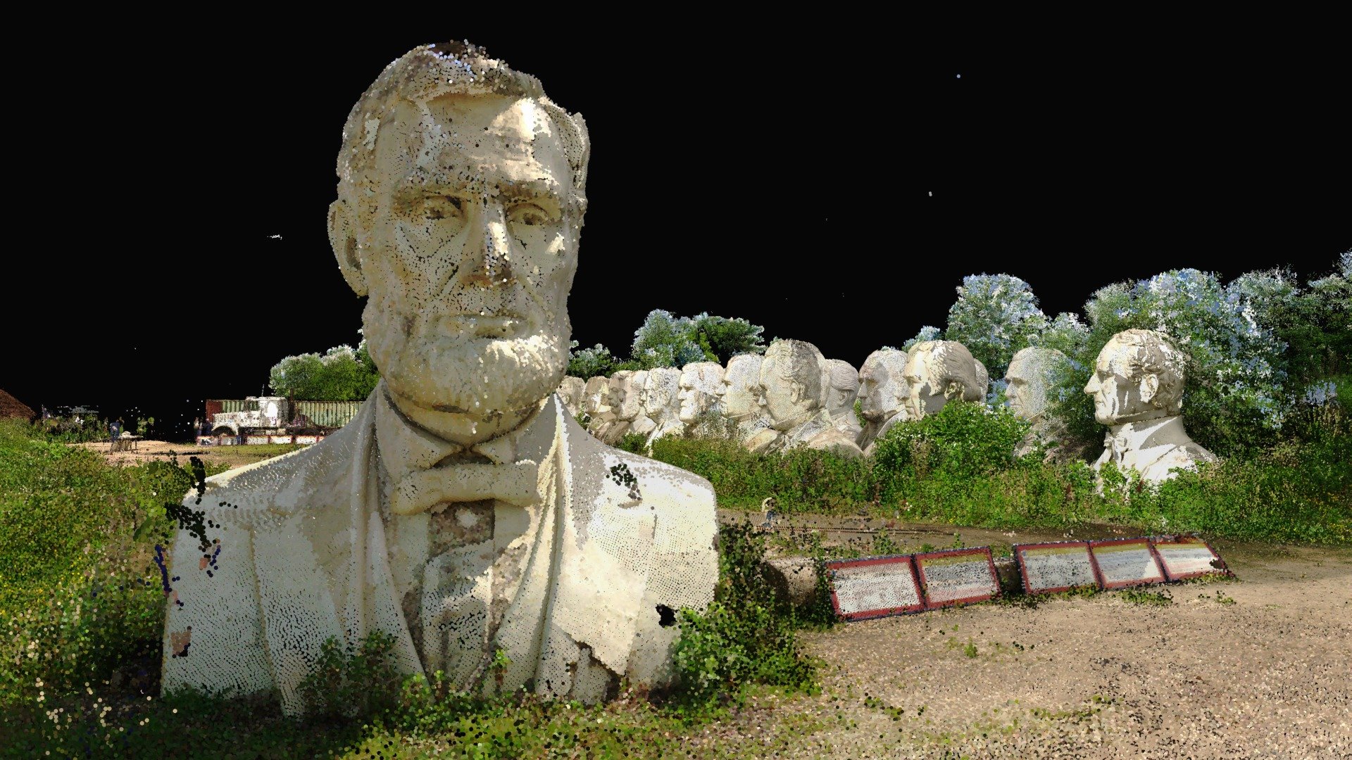 President Heads PointCloud - 3D model by wboony [d822a1a] - Sketchfab