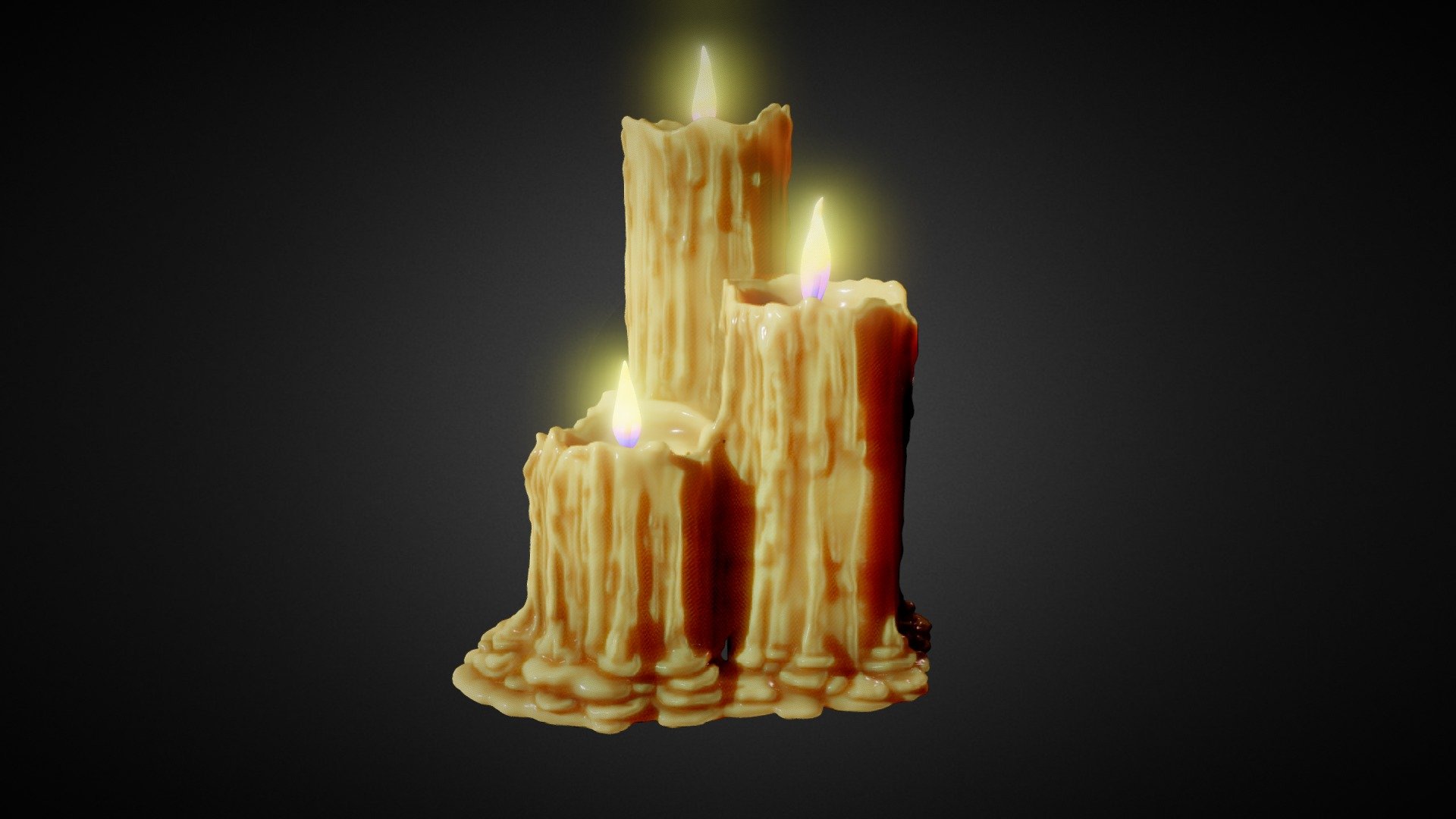 Candles - 3D model by Firas Ma'ayah (@V737) [d825be8] - Sketchfab
