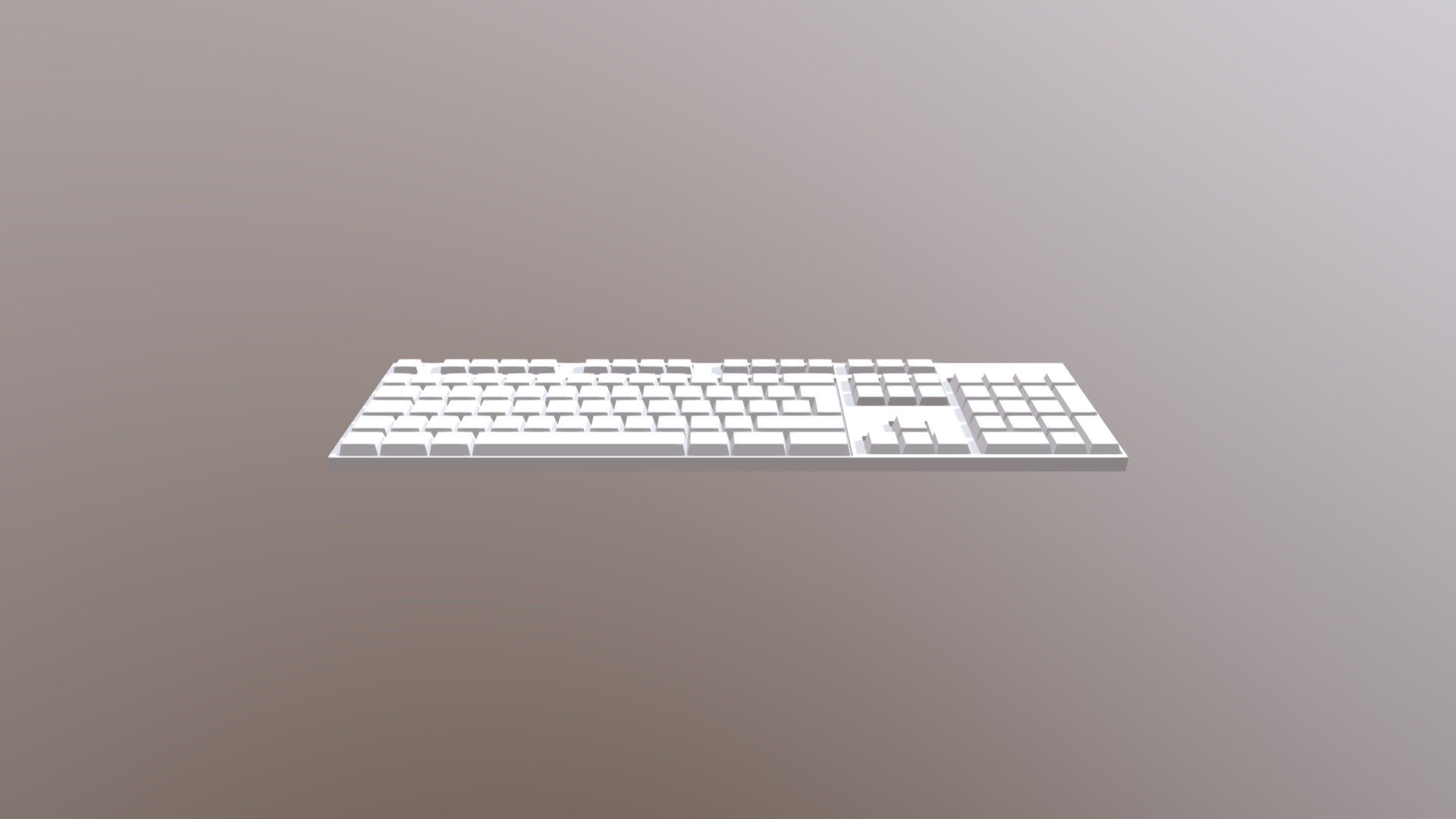 Keyboard - 3D model by TraceParts (@TraceParts76) [d827c68] - Sketchfab