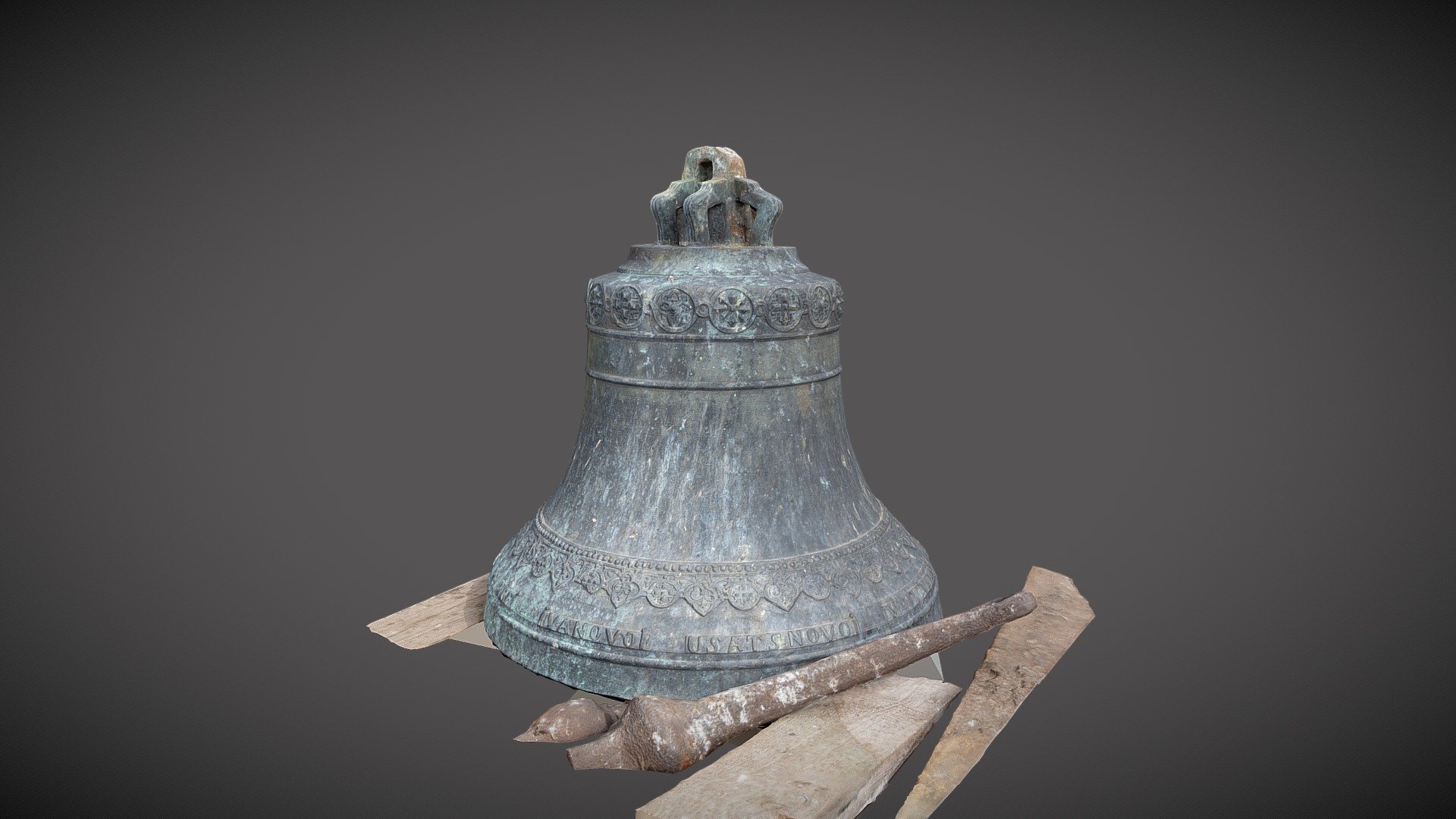 Krekenava St. Virgin Mary Basilica's Bell II - Buy Royalty Free 3D ...