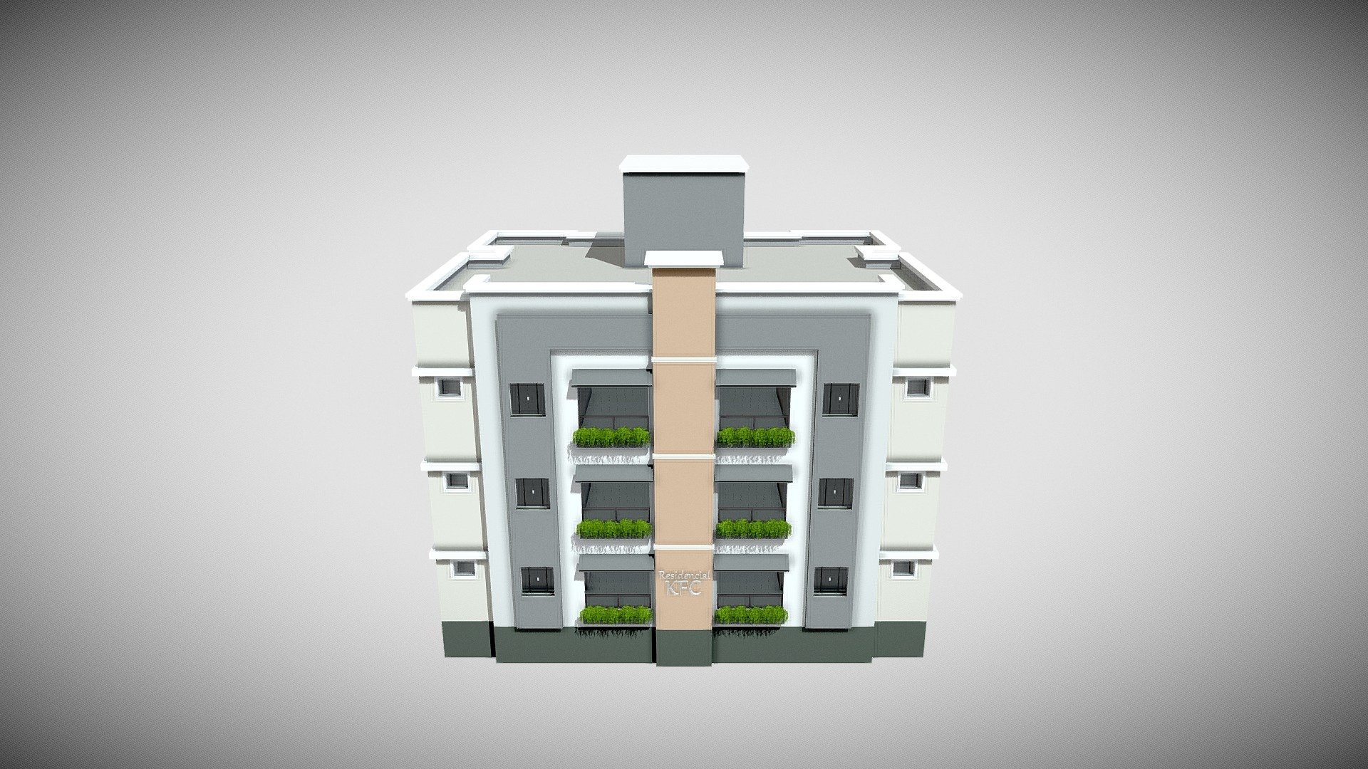 Residencial Multifamiliar - 3 pavimentos - Download Free 3D model by GutjahrEngenharia [d829c31 ...