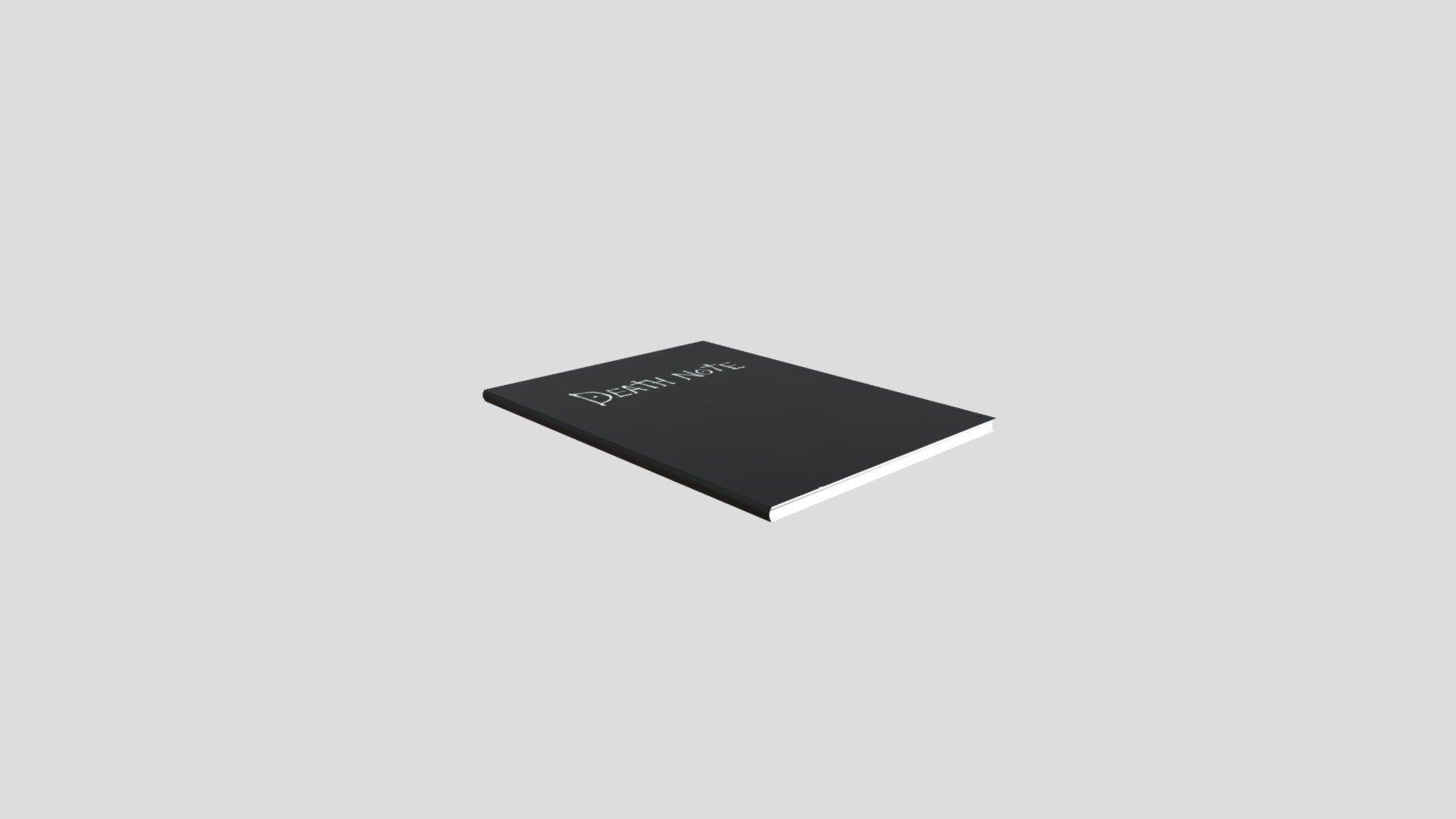 Death Note - Download Free 3D model by ParaGO [d82d654] - Sketchfab