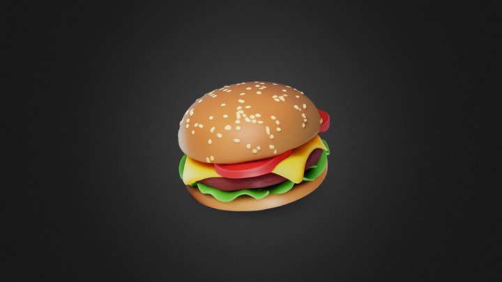 Burger 3D models - Sketchfab