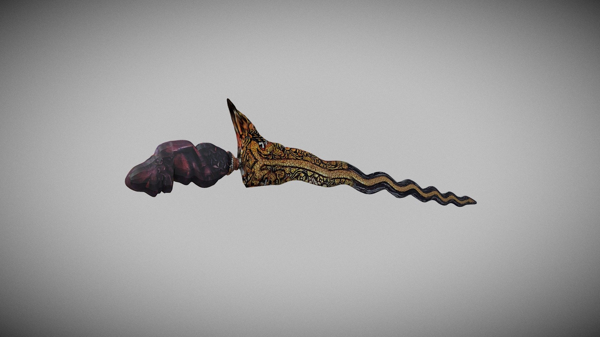 keris - 3D model by GPSstudio [d82e8da] - Sketchfab